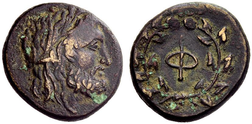Greek coins. Phliasia, Phlius. Dicalchon ca 280-270, Æ 6.16g.