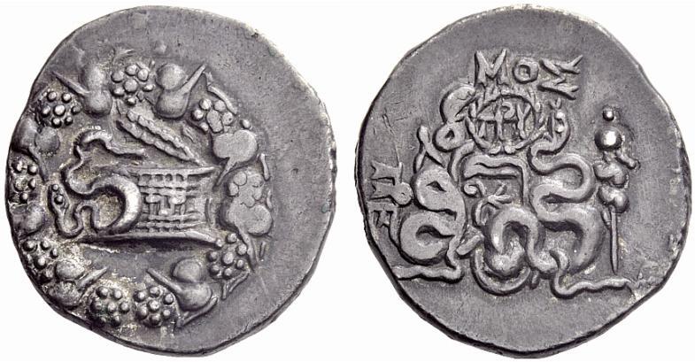 Greek coins. Pergamum. Cistophoric tetradrachm ca 133-67, AR 12.28g.