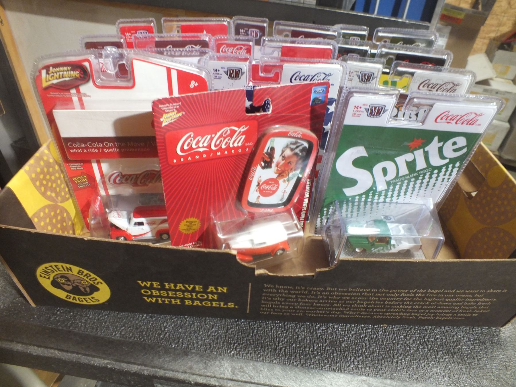 12 Assorted Coca Cola Diecast Cars