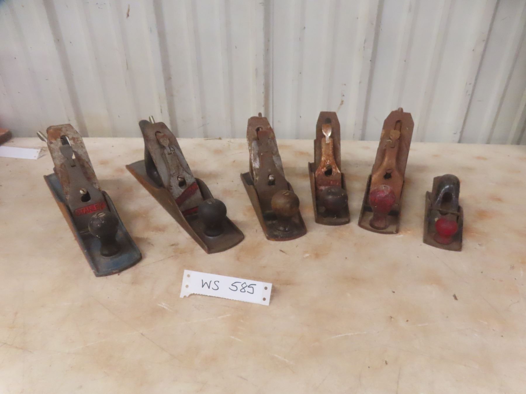 Six Vintage Hand Planes Including Stanley