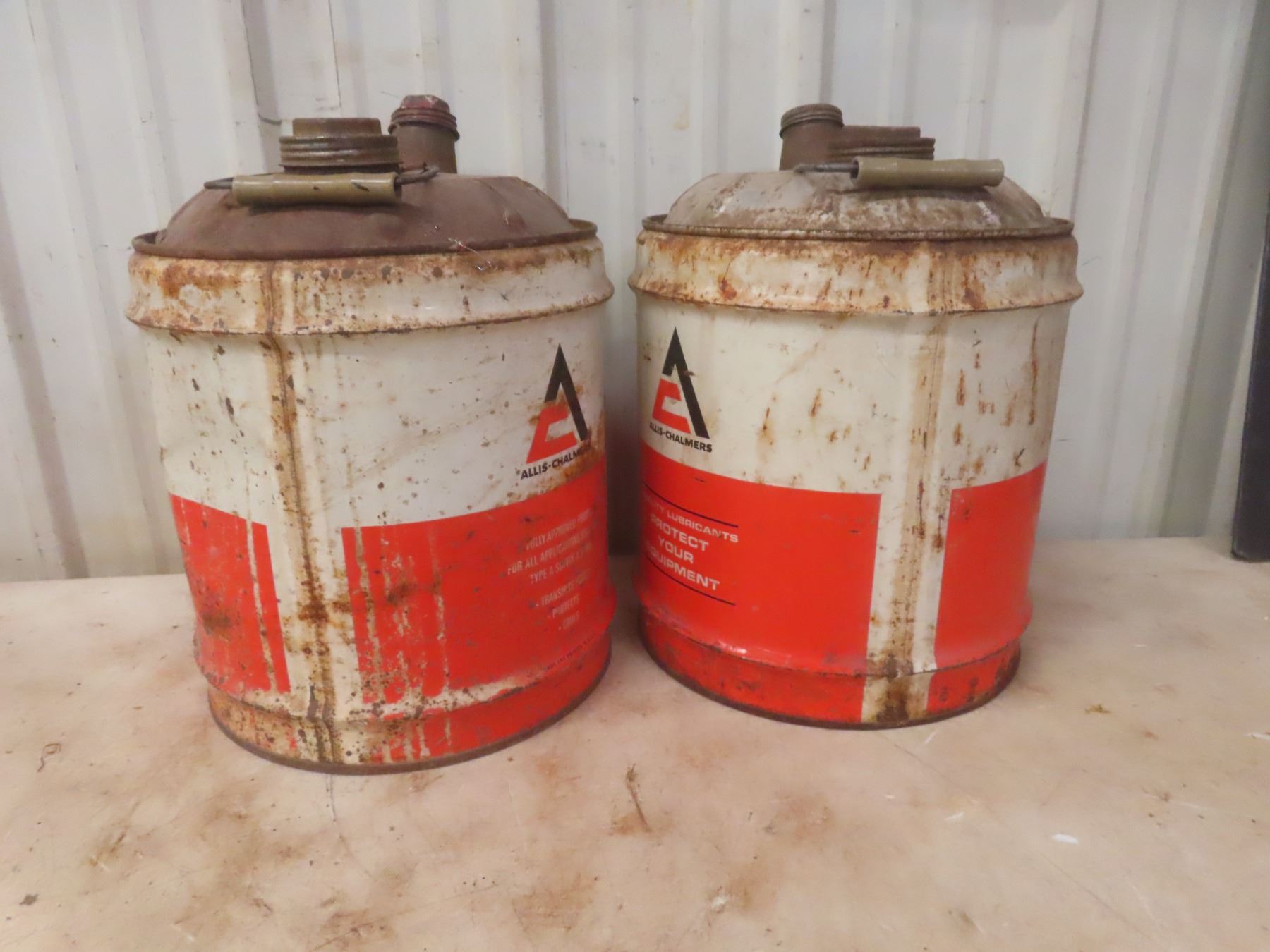 Allis-Chalmers 2 Hydraulic Fluid and Cooling System Conditioner Cans