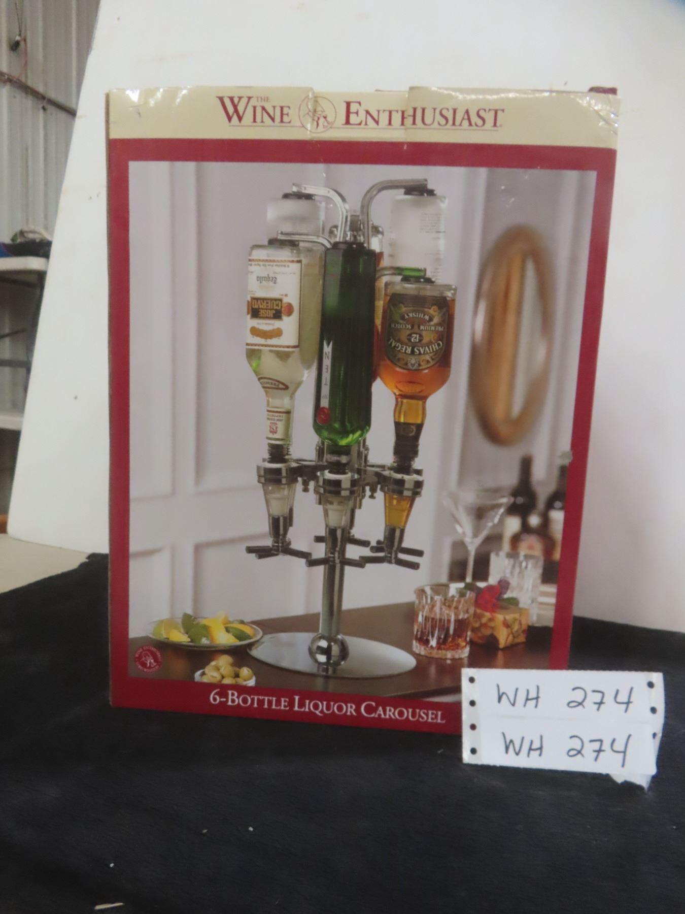 New Six-Bottle Carousel Liquor Dispenser - McSherry Auction Service Ltd.
