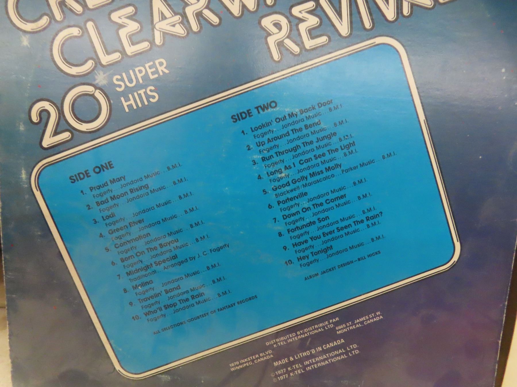 Six Albums Including CCR, Elvis Christmas Album, Prison Songs, and The ...