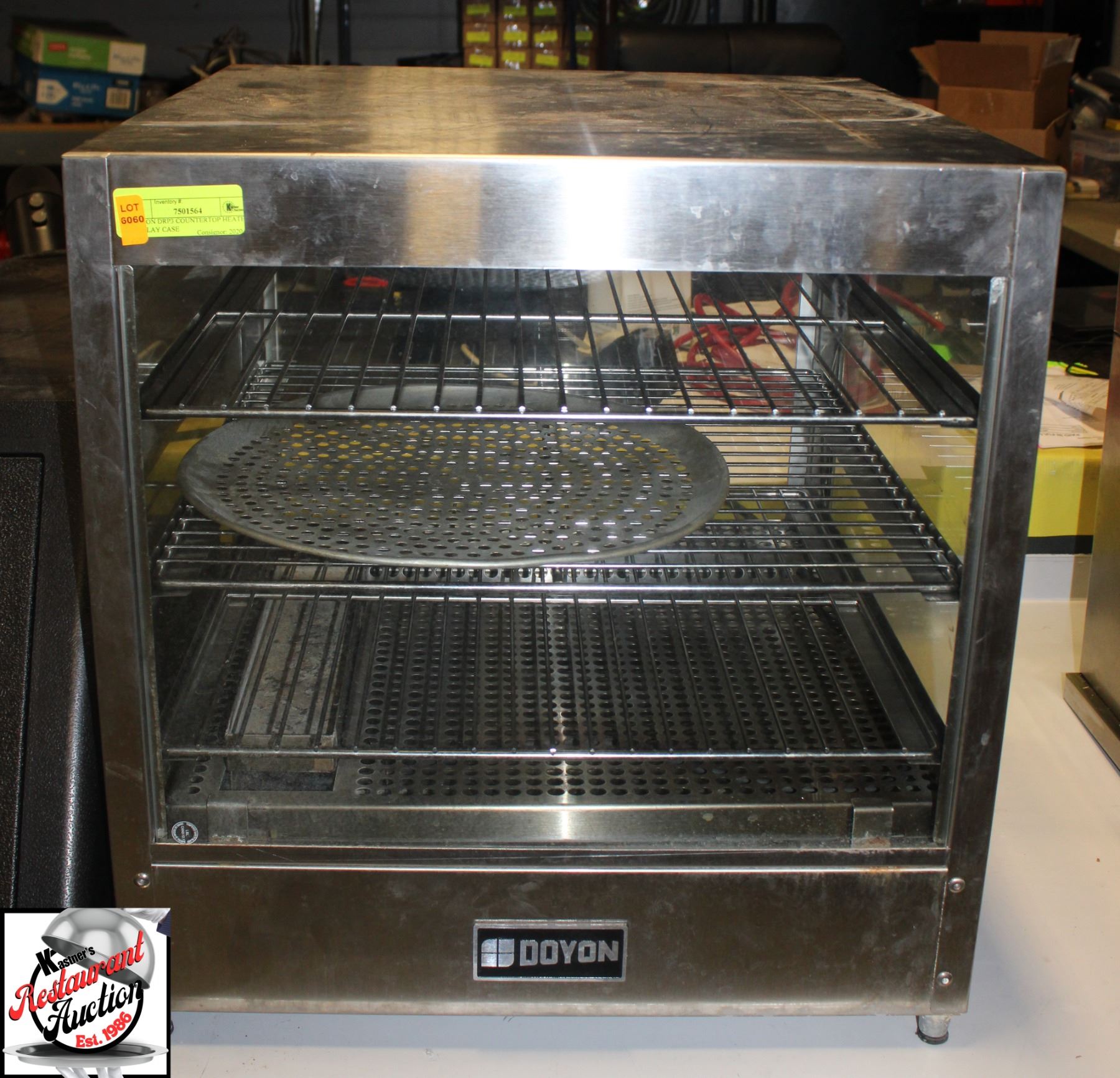DOYON DRP3 COUNTERTOP HEATED DISPLAY CASE - Test Site