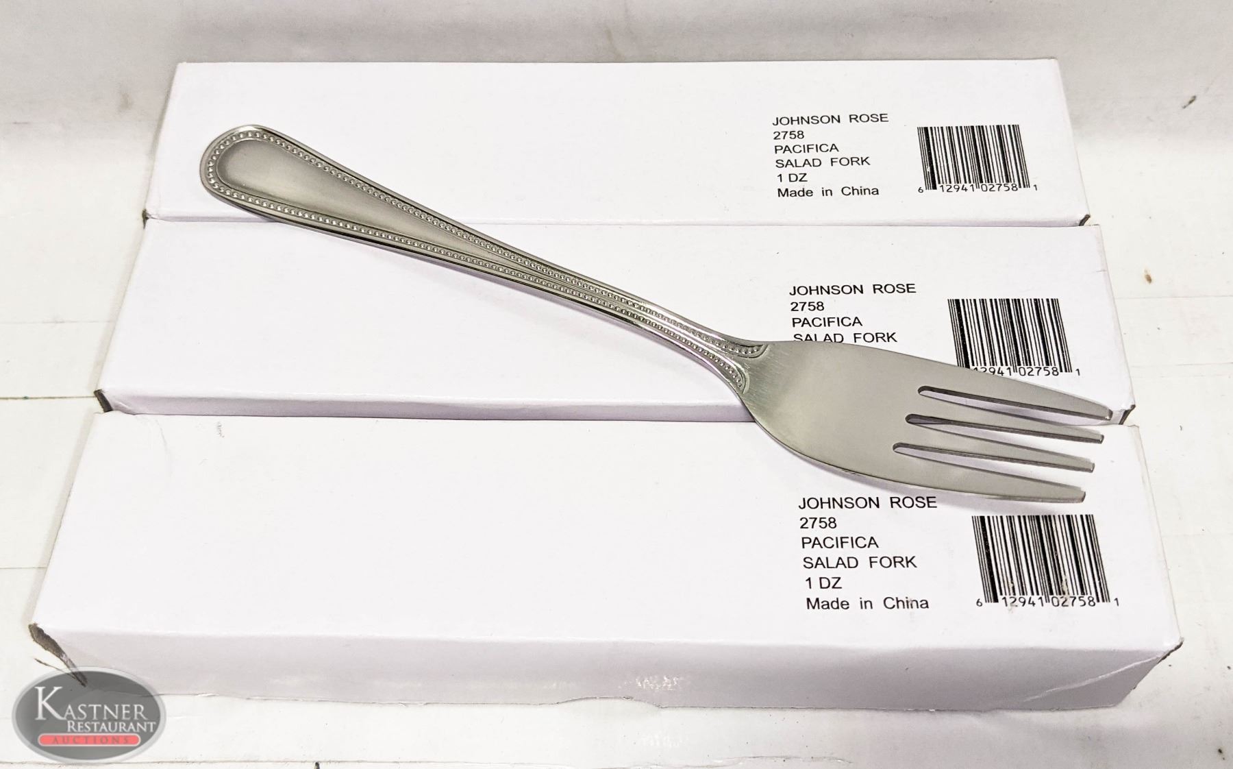 36 NEW JOHNSON ROSE PACIFICA SALAD FORKS