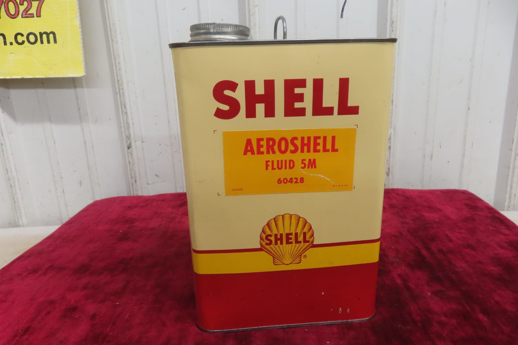 Shell Aeroshell One Gallon Can w/ Product