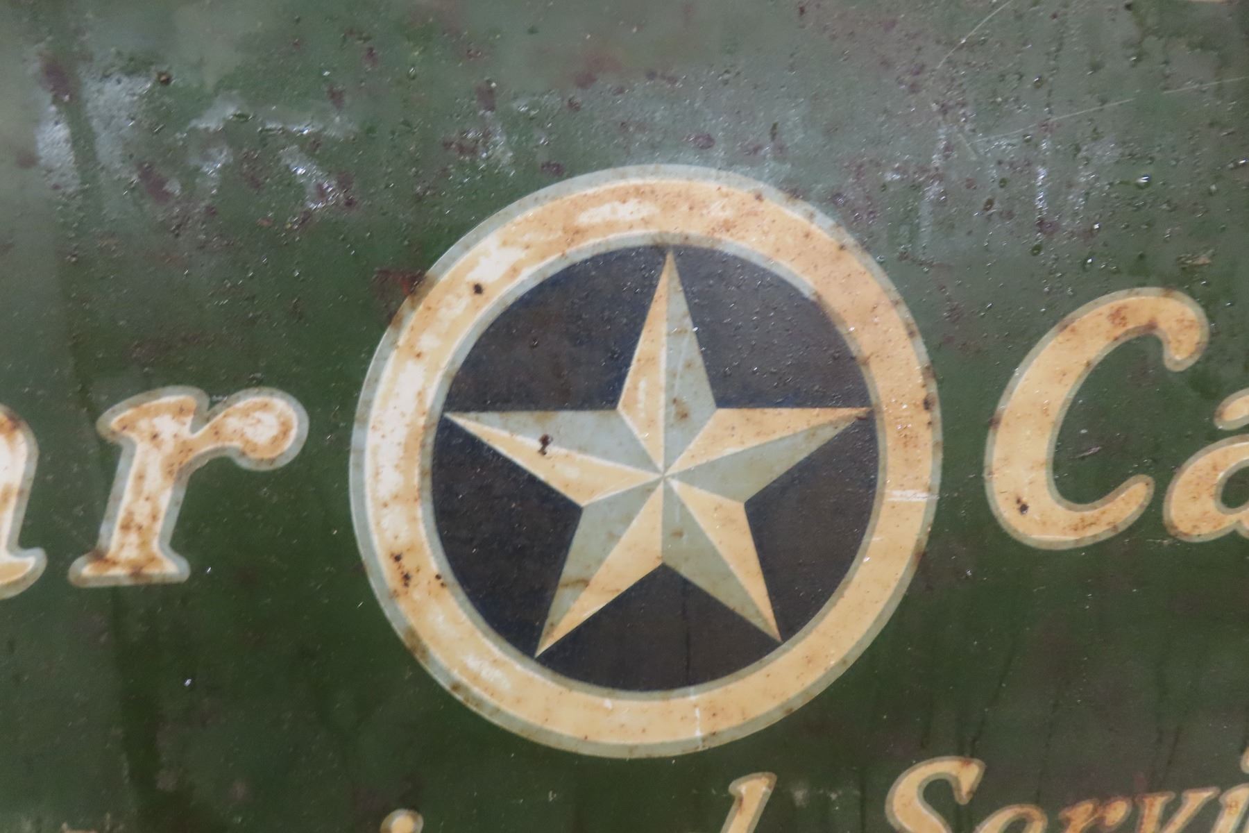 Star Cars Durant Motors Vintage Double Sided Metal Dealership Sign ...