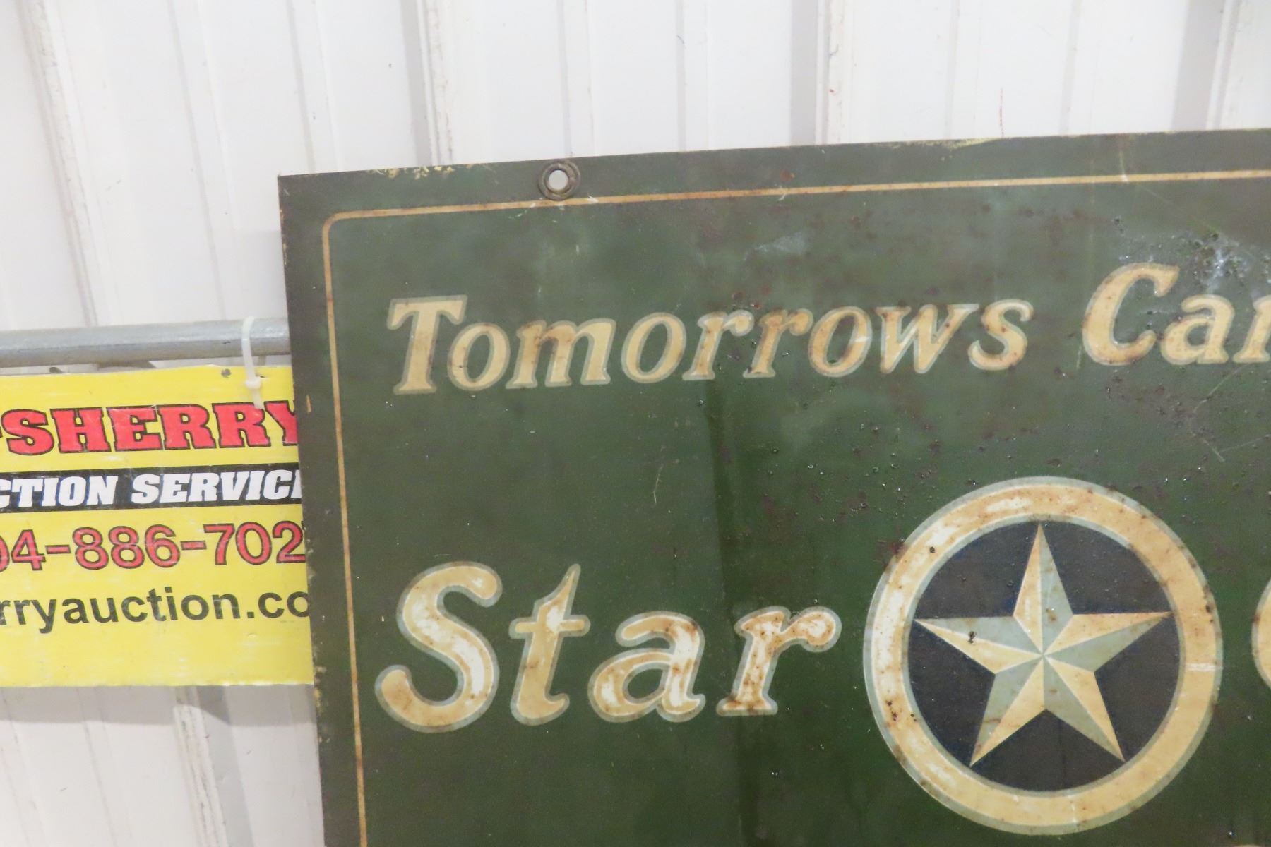Star Cars Durant Motors Vintage Double Sided Metal Dealership Sign ...