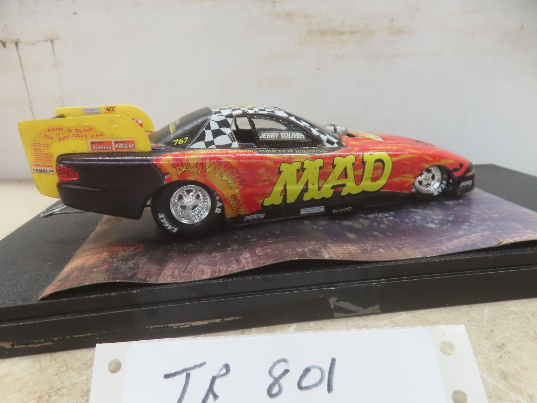 Jerry Toliver 1/24 Scale Action Die-Cast Model of the 1998 Mad Racing ...