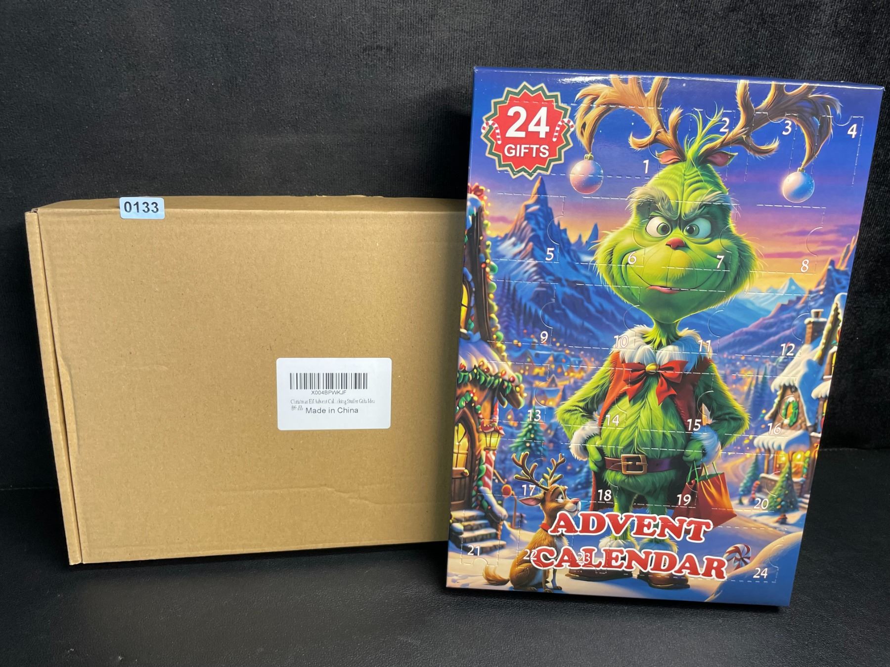 1 Grinch-Themed Toy Advent Calendar for Kids - 24-Day Toy Advent ...