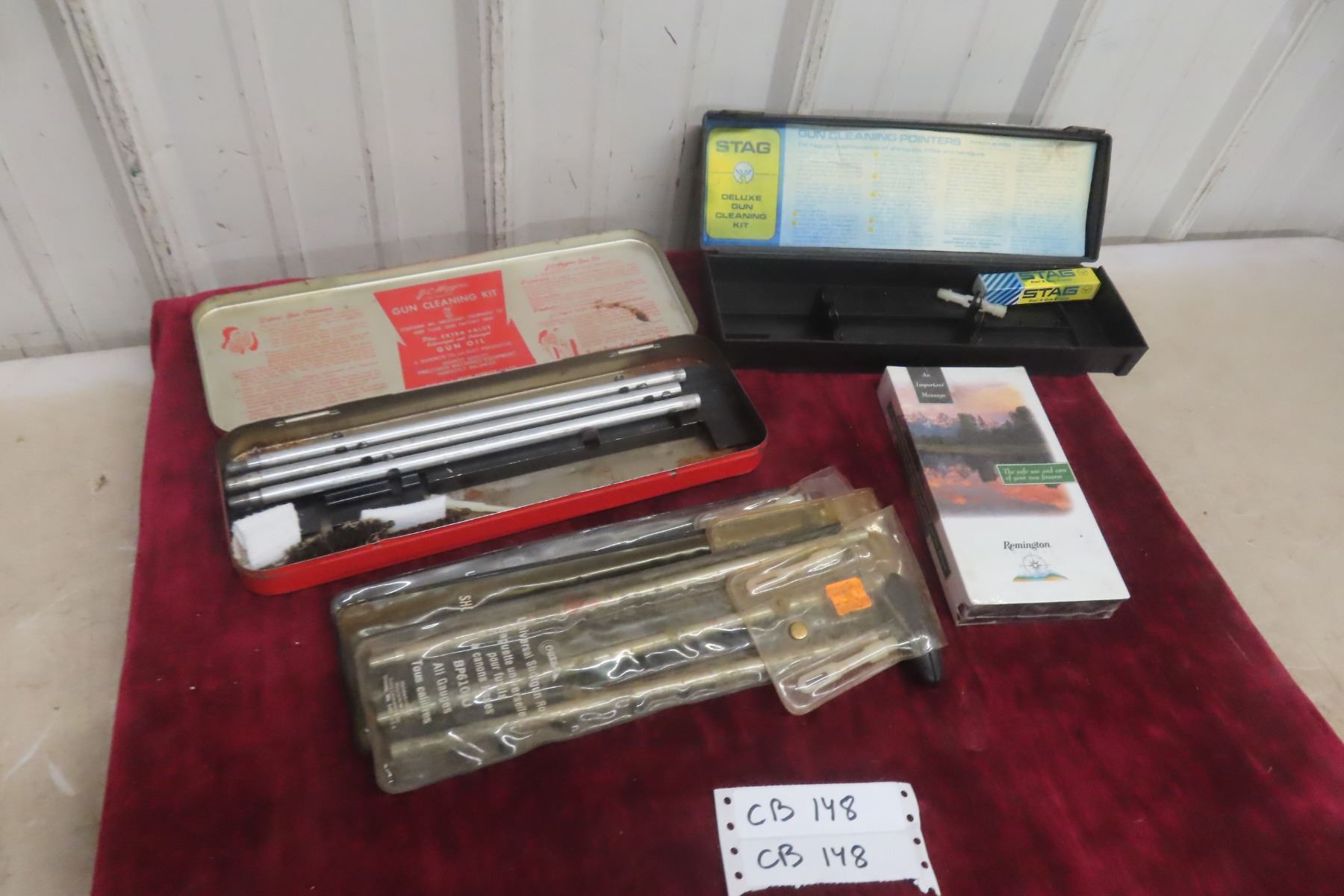Gun Cleaner Rods and VHS of How to Care of Your New Gun