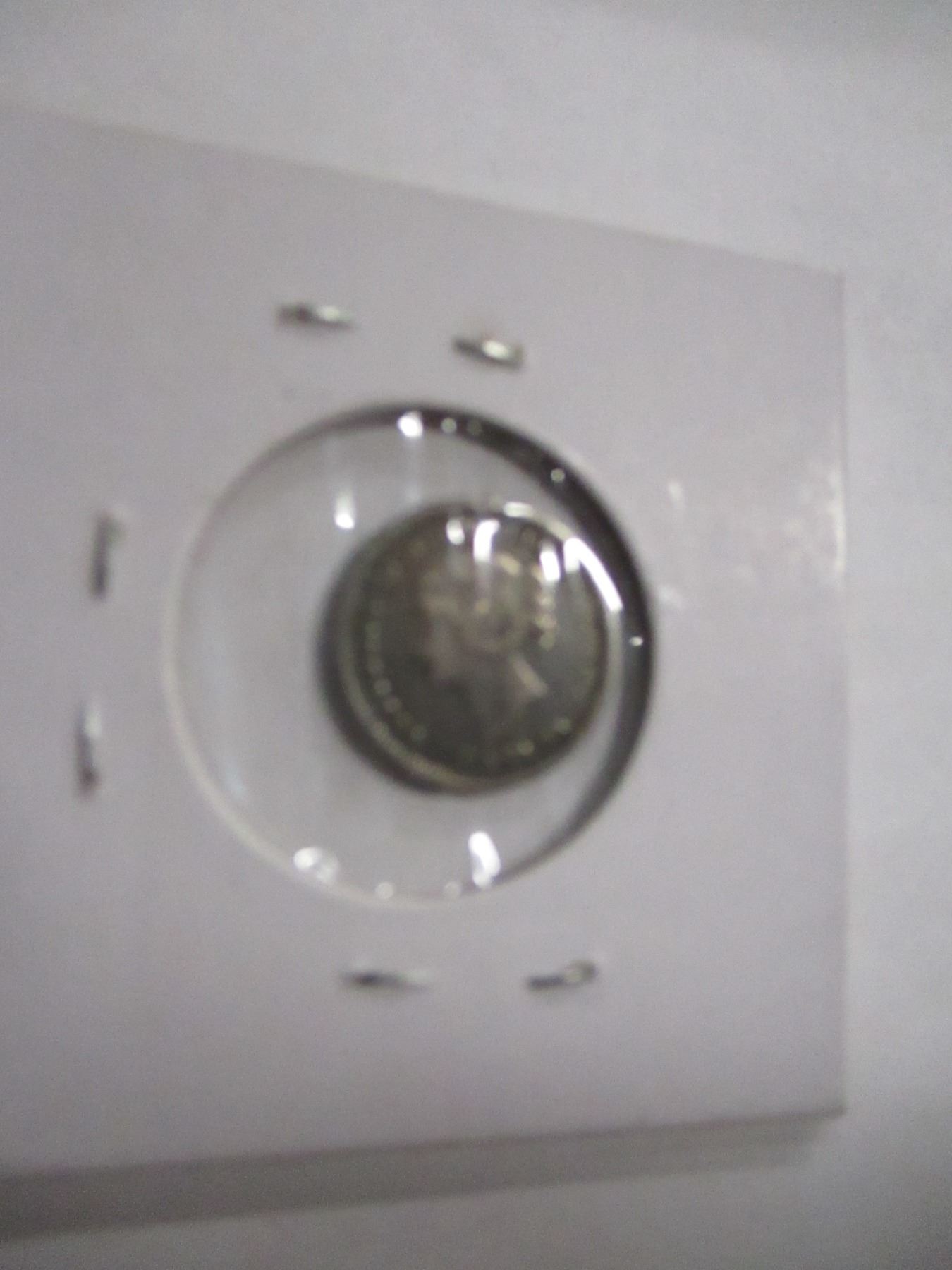 1870 (FLAT BORDER) CANADA SILVER FIVE CENT