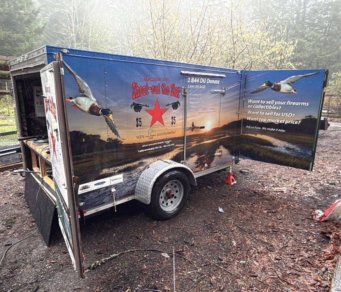 Custom-Built Mobile Pneumatic Shooting Game Trailer