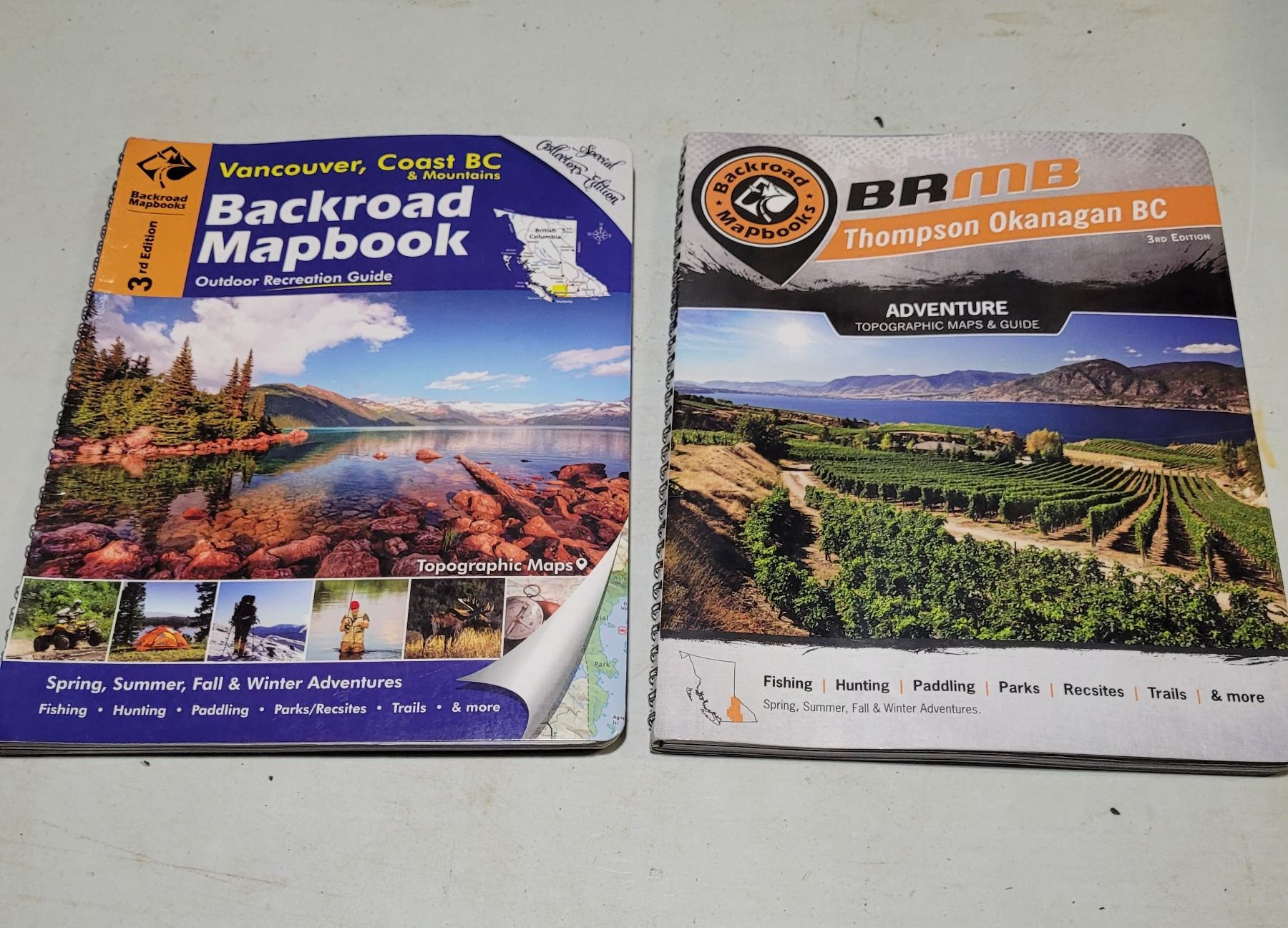 BC Backroads Map Book Thompson Okanagan & Vancouver Coast BC
