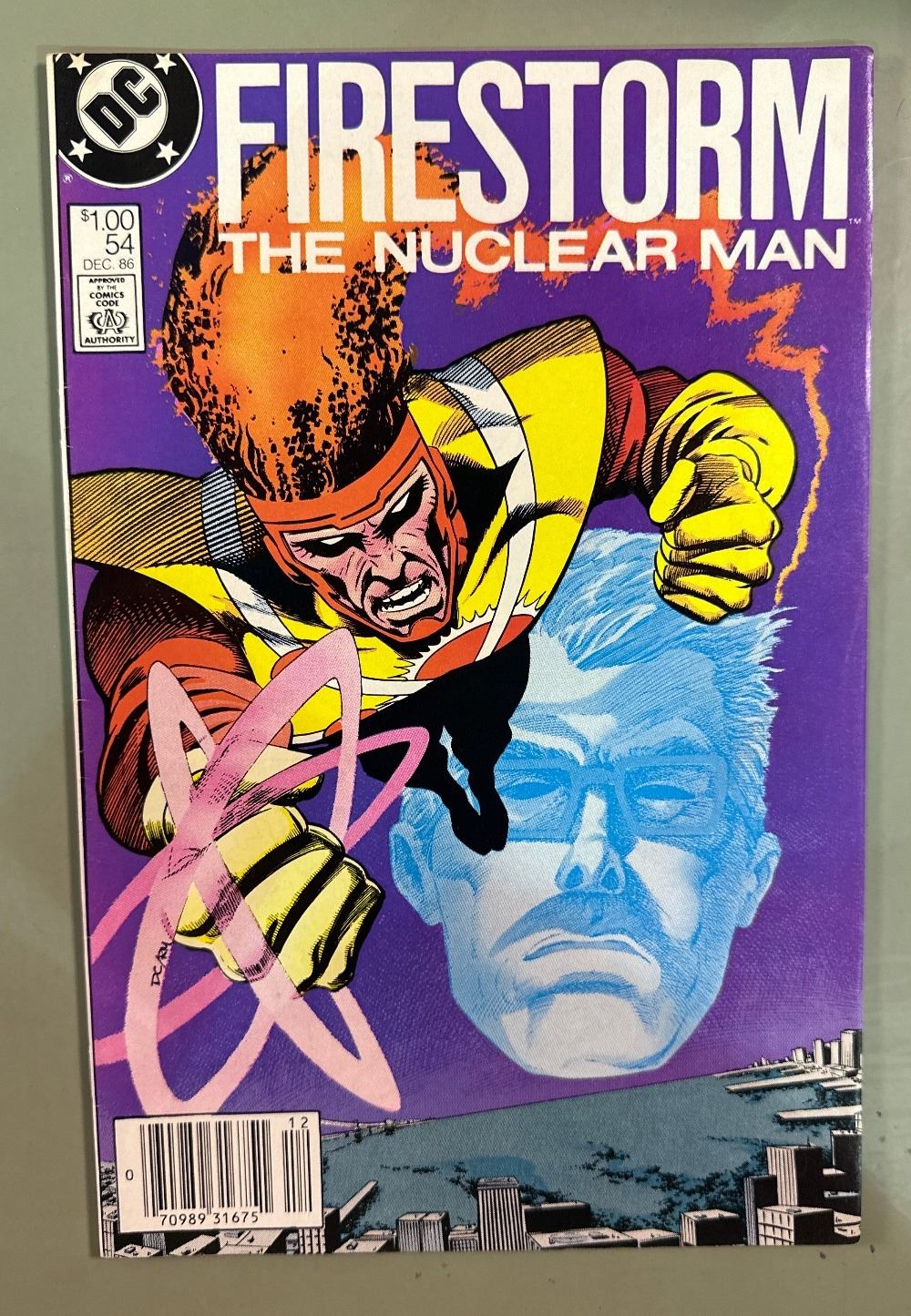 Firestorm The Nuclear Man #54 (DC Comics, Dec 1986) Sugar Daddy Ad Back