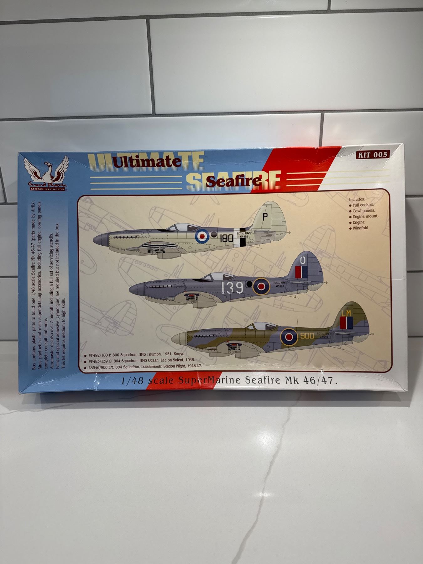 Ultimate Seafire 1:48 scale SuperMarine Seafire MK 46/47