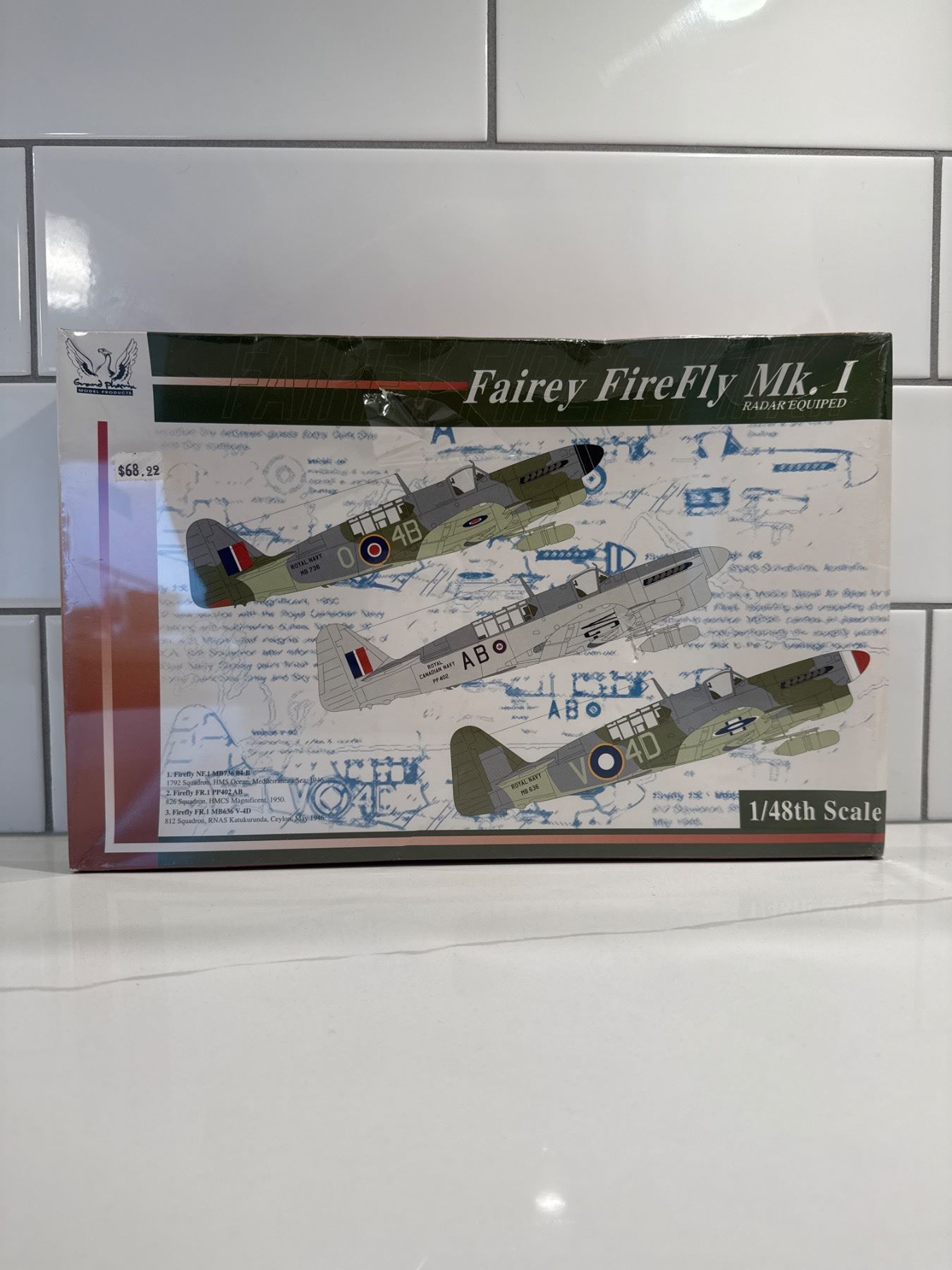 Grand Phoenix 1:48 scale Fairey FireFly Mk.I sealed