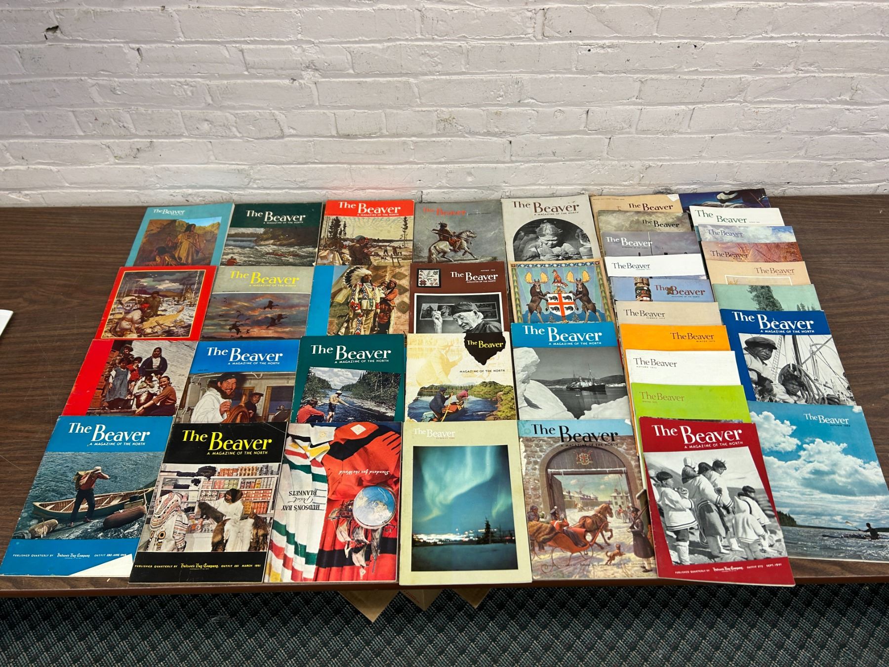 Lot of 36 Vintage The Beaver Magazines