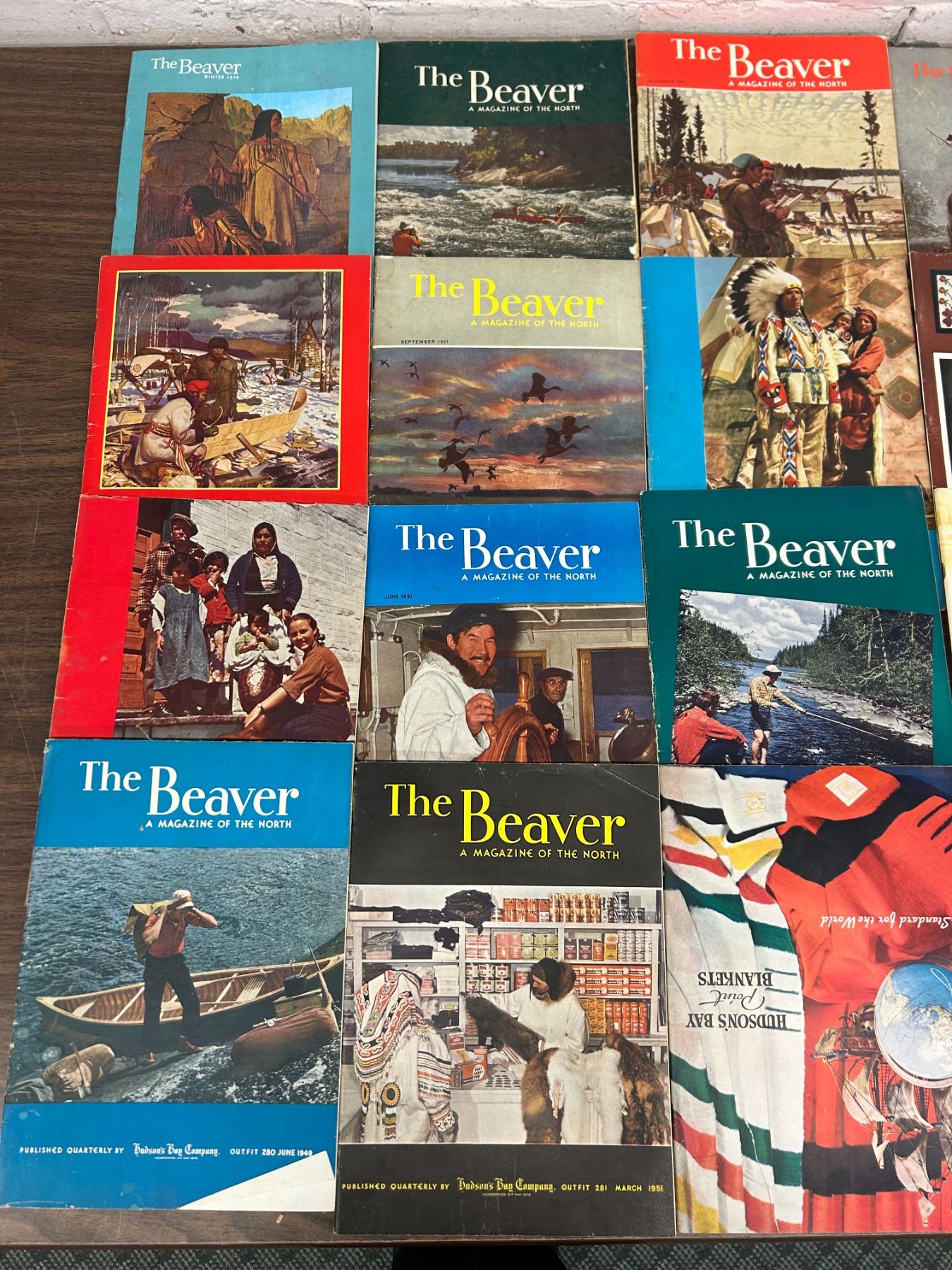 Lot of 36 Vintage The Beaver Magazines