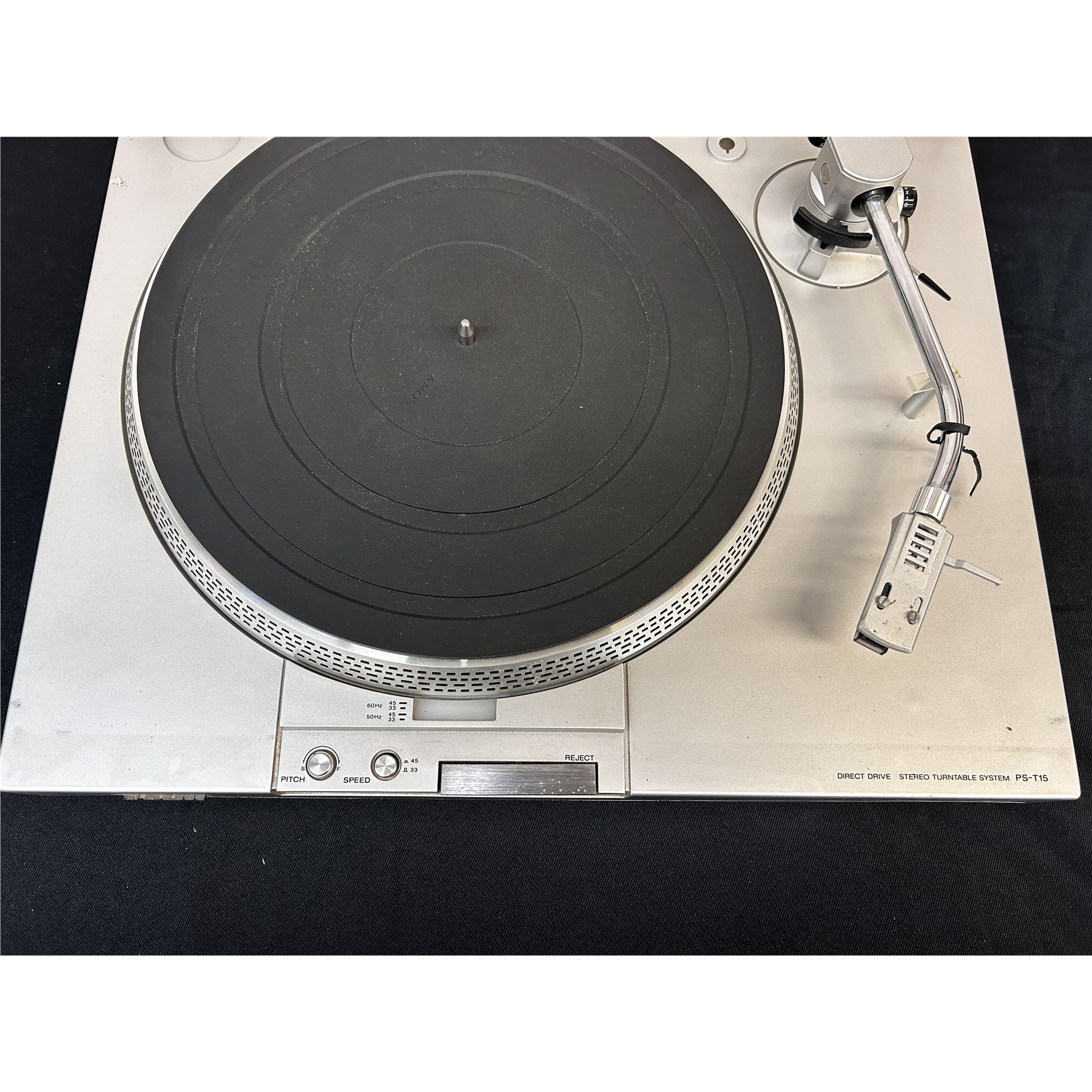 SONY Direct Drive Stereo Turntable Record Player Model PS-T15