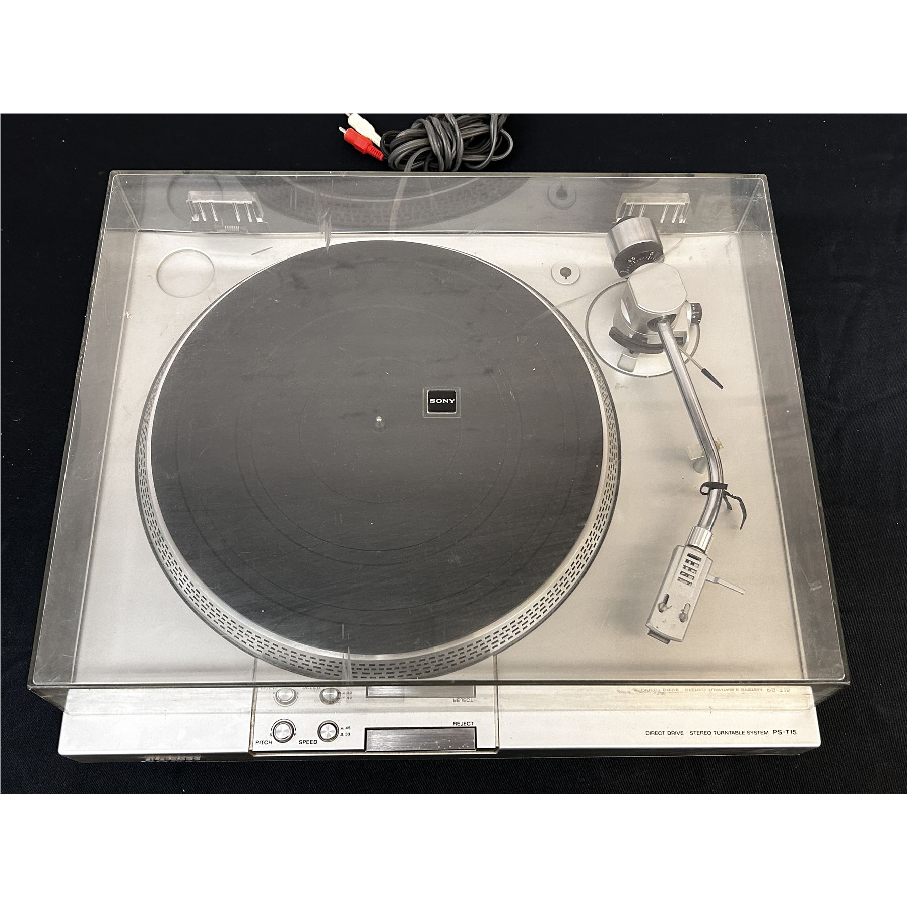 SONY Direct Drive Stereo Turntable Record Player Model PS-T15