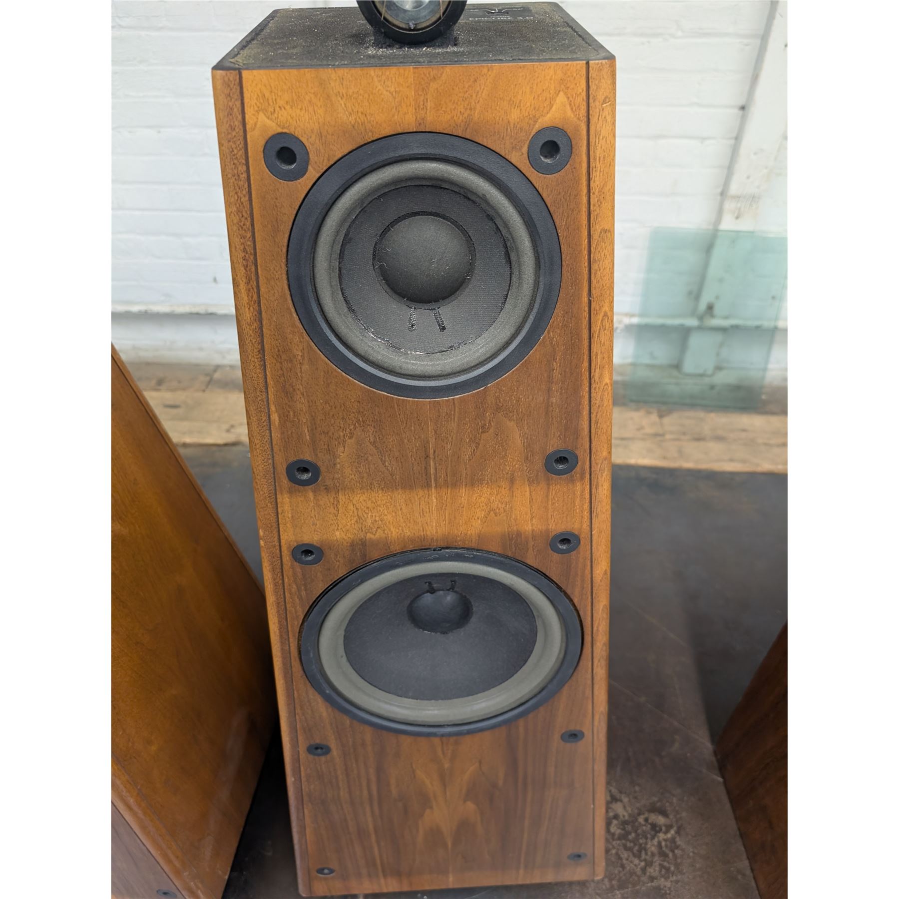 Pair of Epicure 3.0 Floor Tower Pyramid Floor Speakers