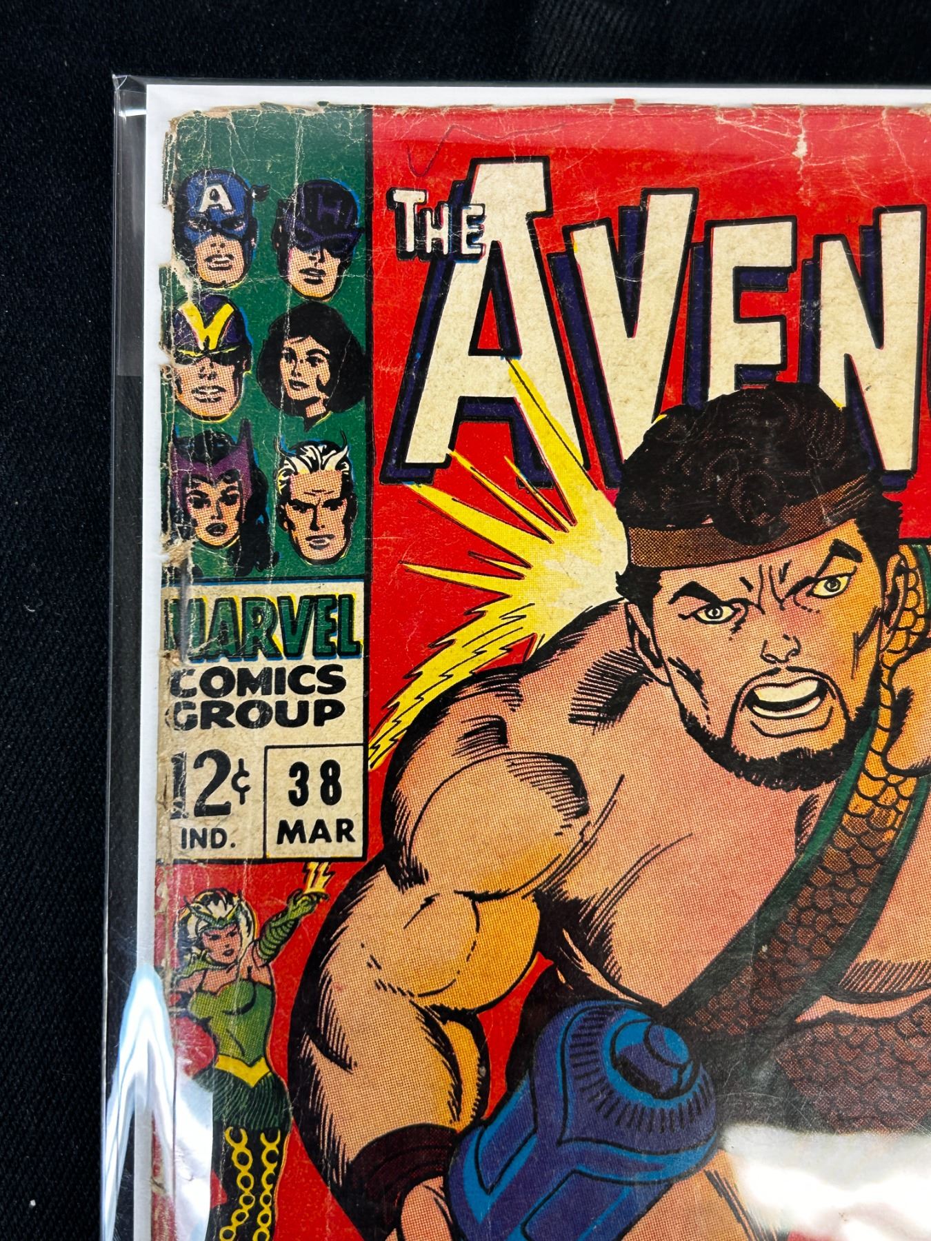 The Avengers #38 MAR Comic Book 12c Marvel