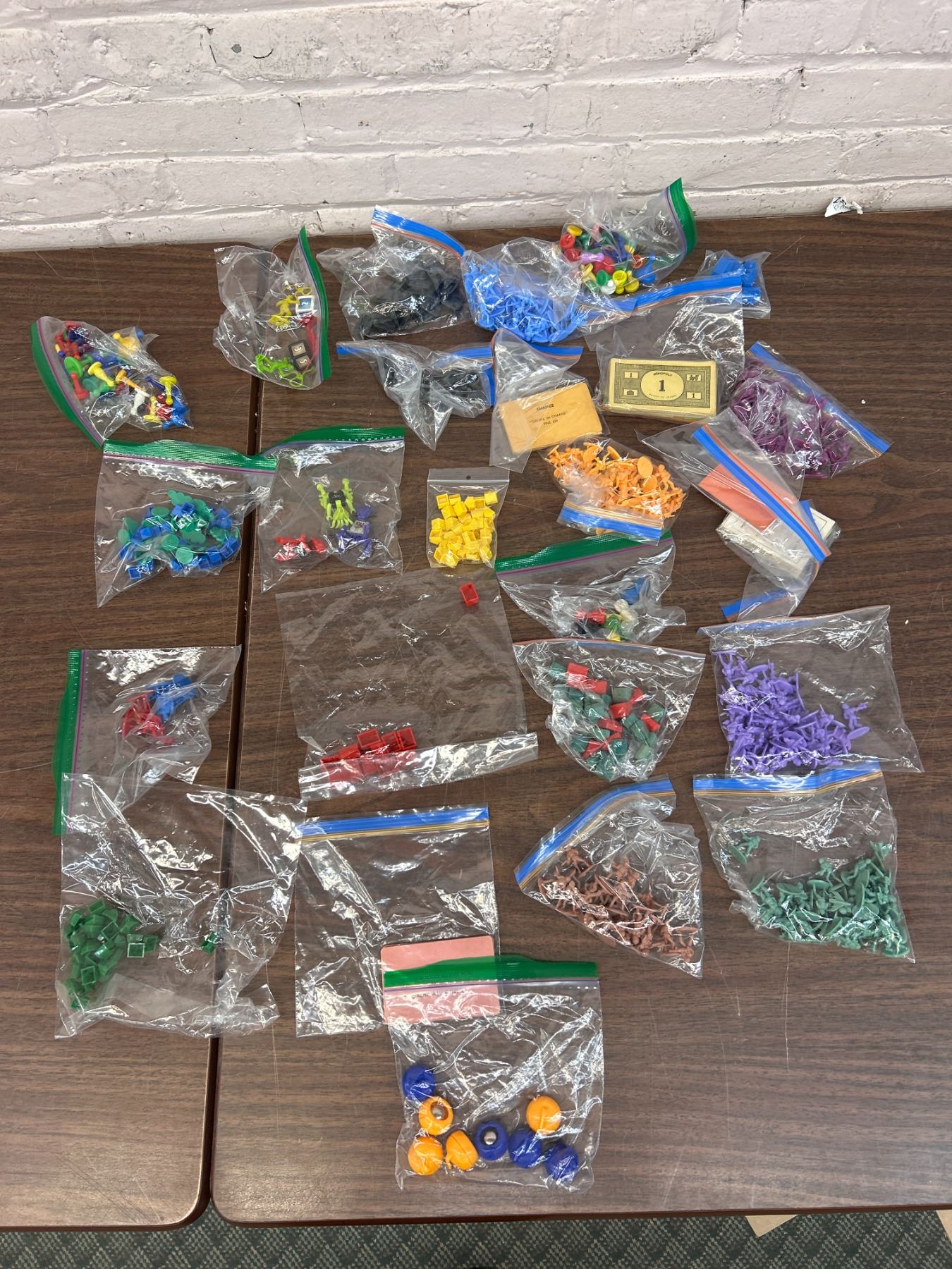 Lot of Assorted Board Game / Tabletop Game Pawns, Parts, Cards