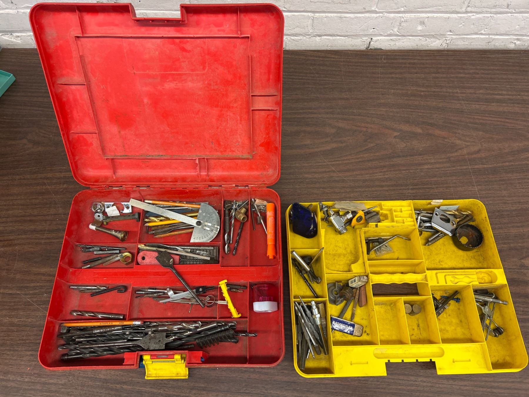 Tool Box Full of Mostly Drill Bits