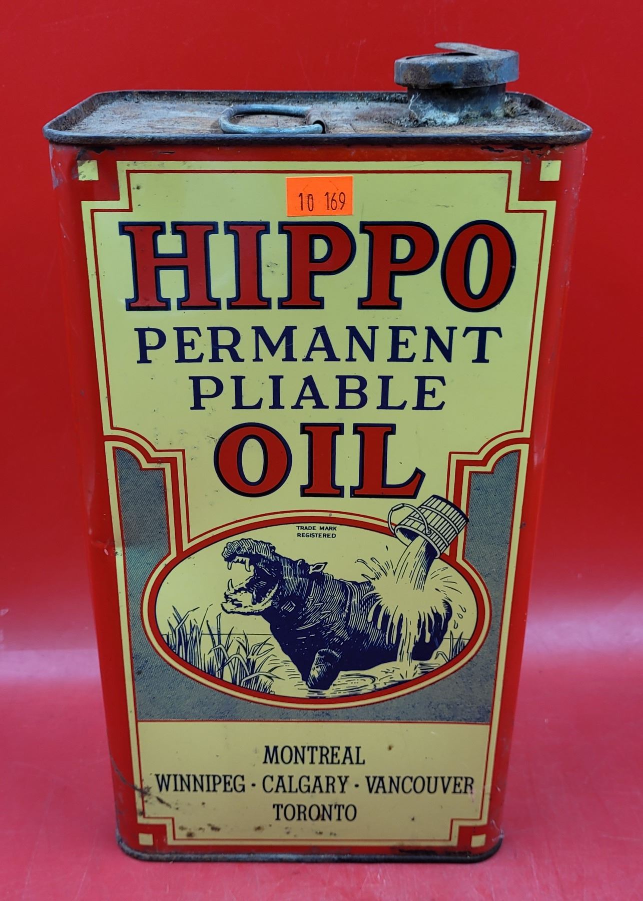 Full Hippo Permanent Pliable Oil Can