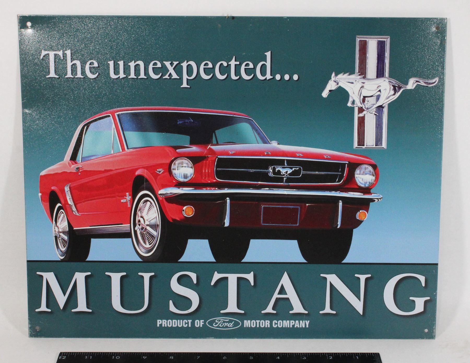 OFFICIAL FORD MUSTANG METAL SIGN 1997
