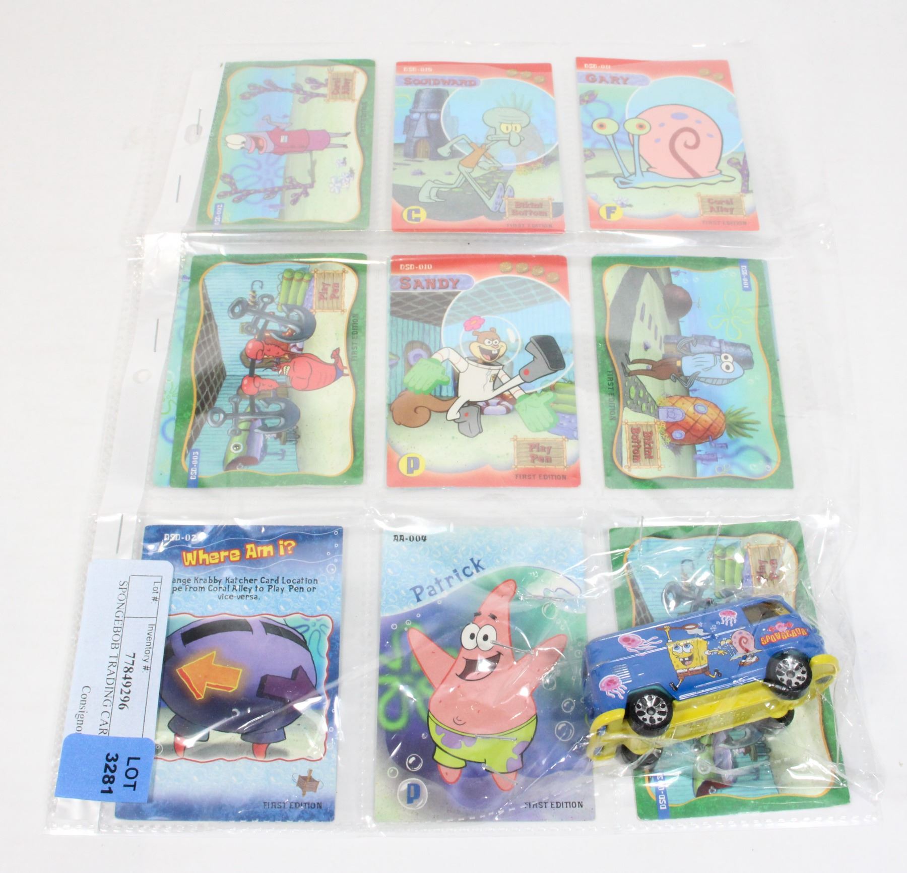 SPONGEBOB TRADING CARDS