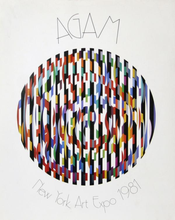 Yaacov Agam, New York Art Expo Year: 1981, Poster