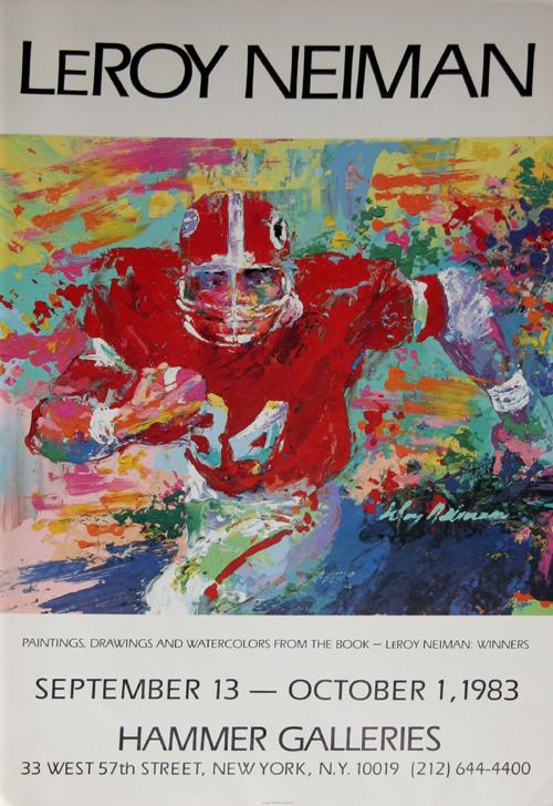 Leroy Neiman, Hammer Galleries Exhibition Poster, Poster