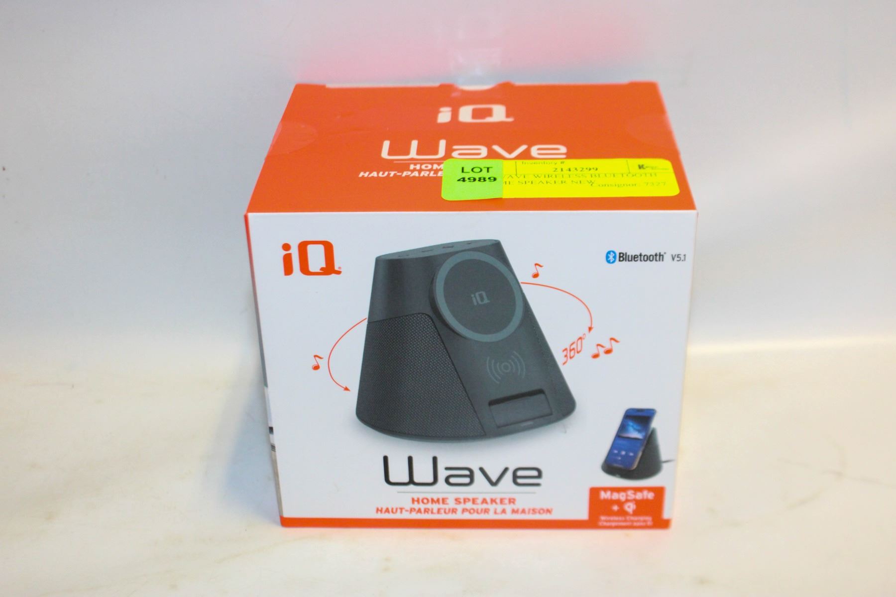 IQ WAVE WIRELESS BLUETOOTH HOME SPEAKER NEW
