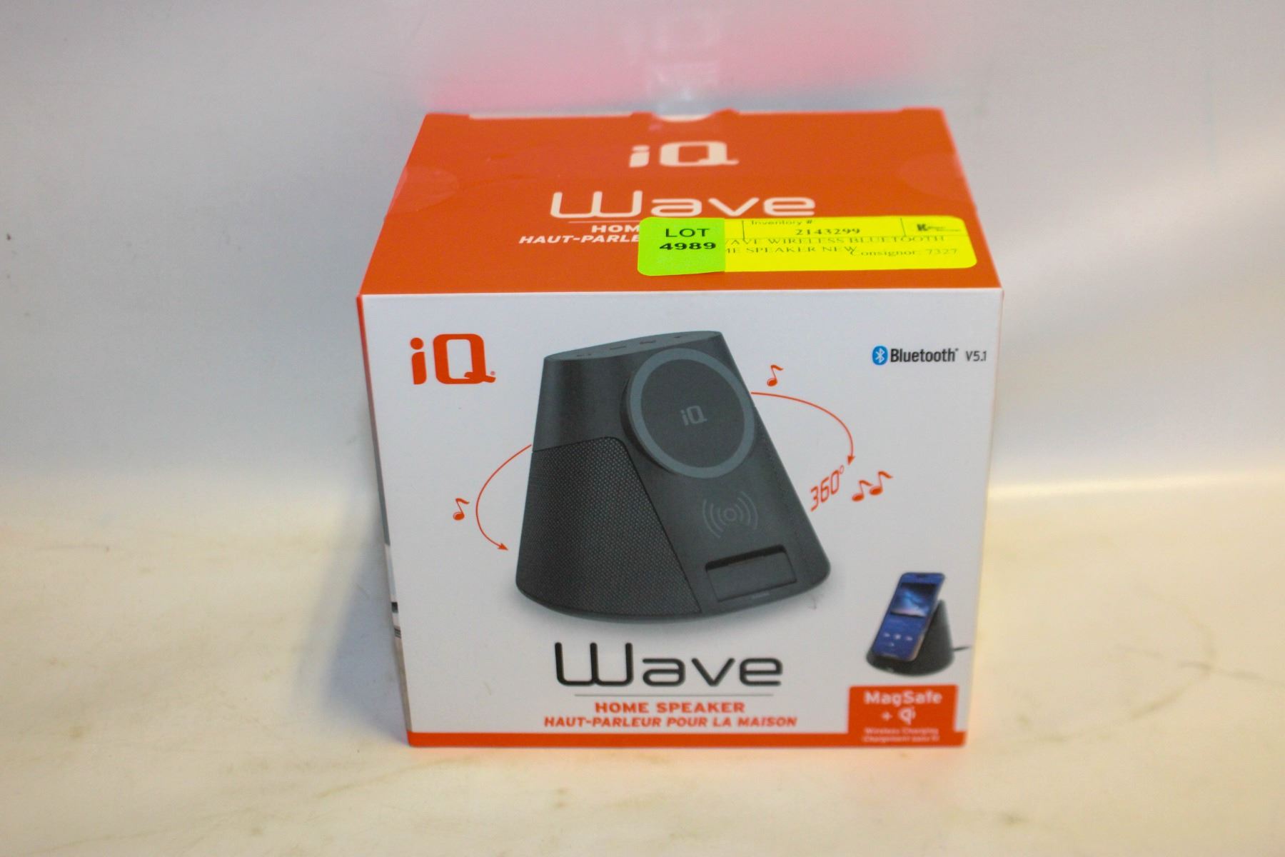 IQ WAVE WIRELESS BLUETOOTH HOME SPEAKER NEW