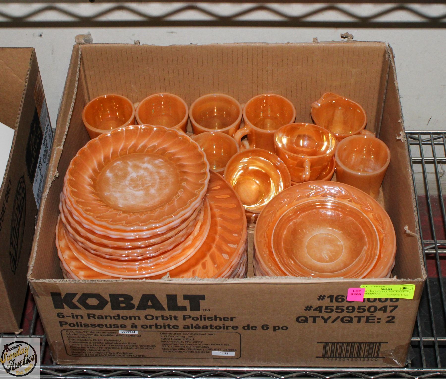 49 PC ANCHOR HOCKING FIRE KING DINNERWARE