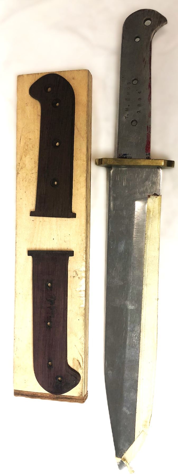 TM Enos BOWIE Knife Project Lot