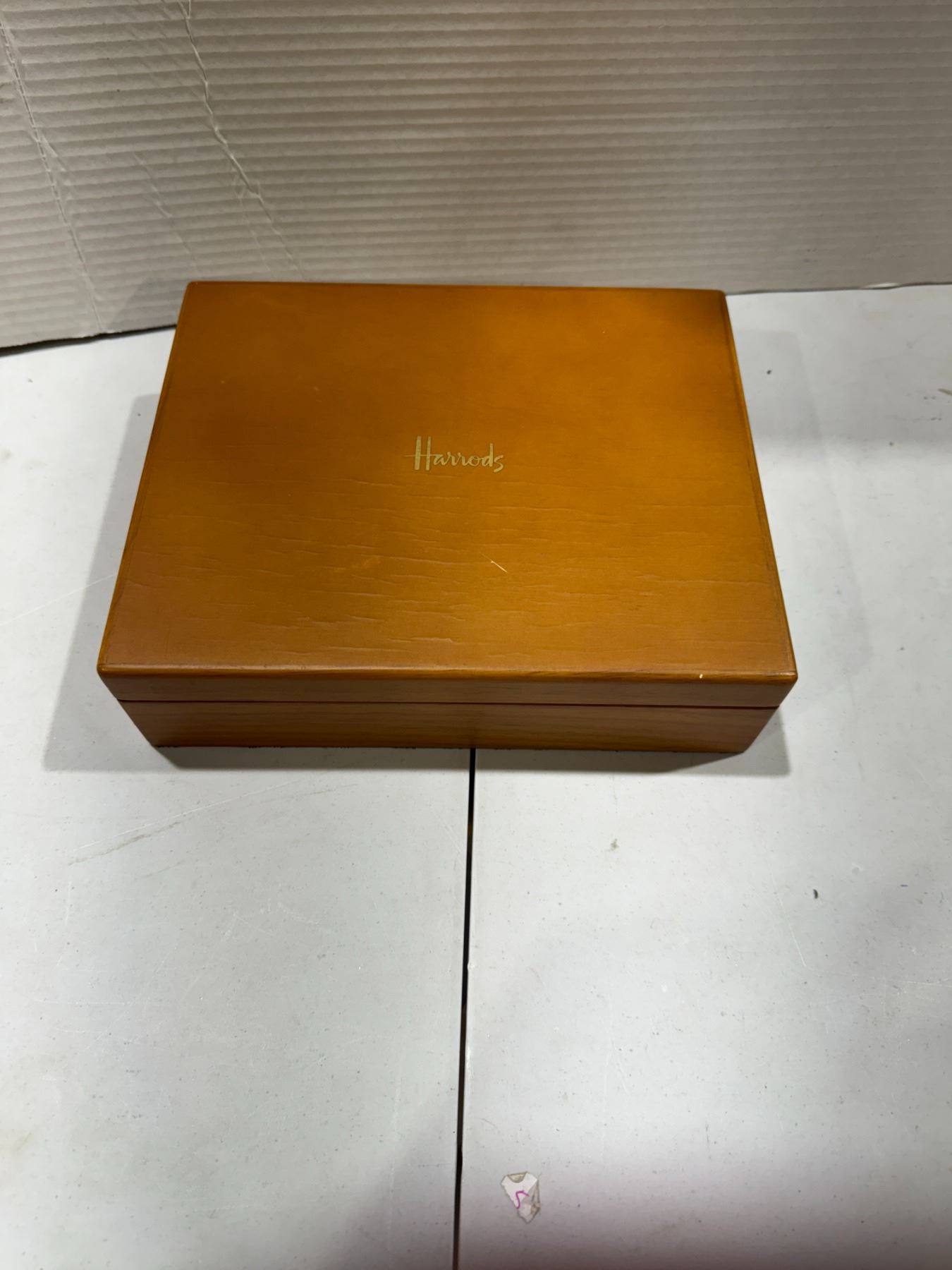 Harrods chocolate box and jewelry