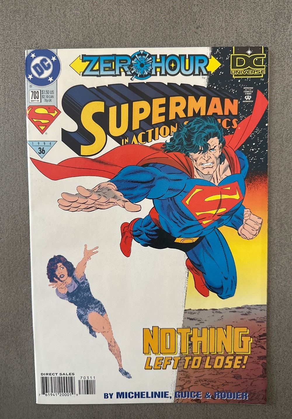 Superman in Action Comics #703 (1994) DC Universe Zero Hour