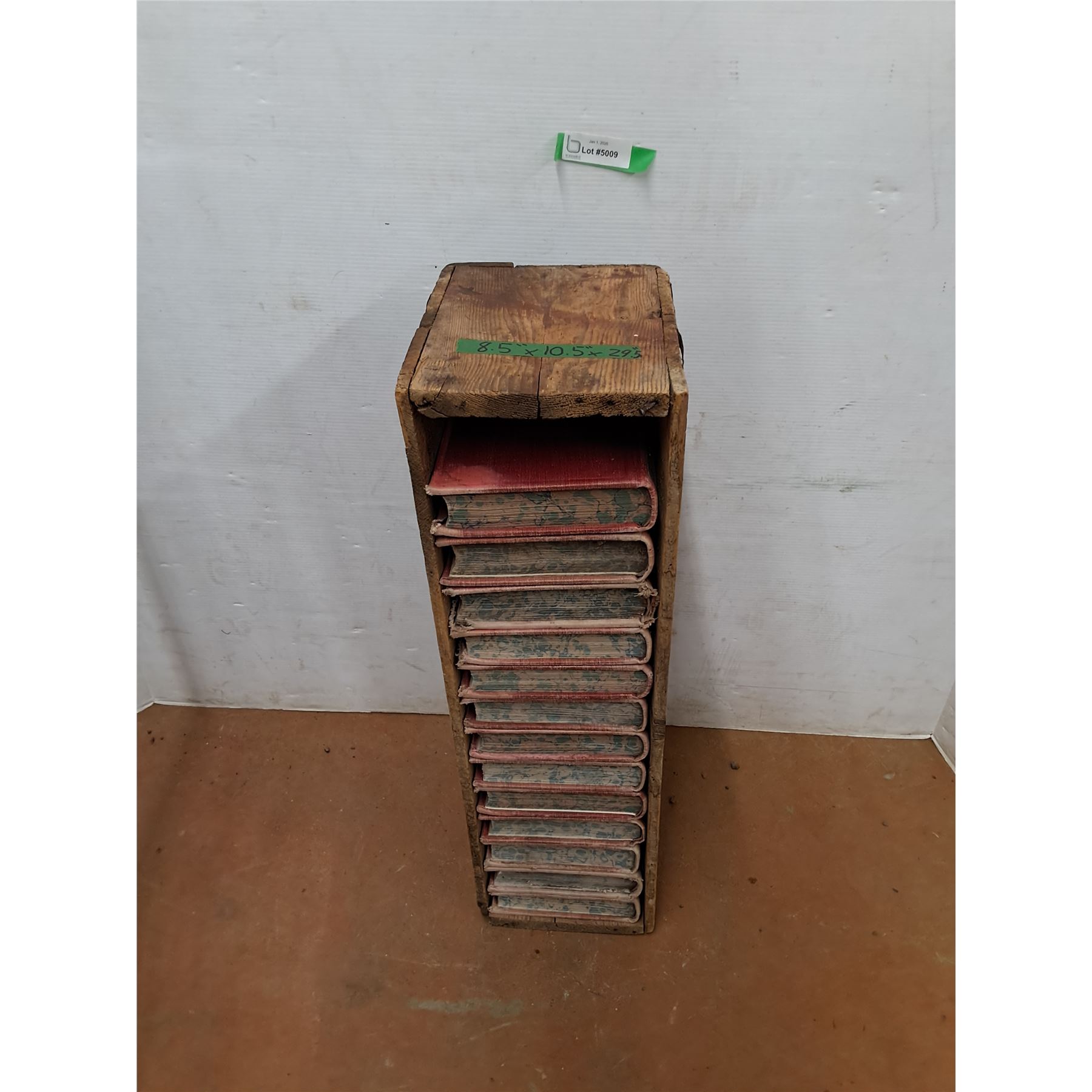 *Vintage (13) Library of Universal History Books, Solid Wood Book ...