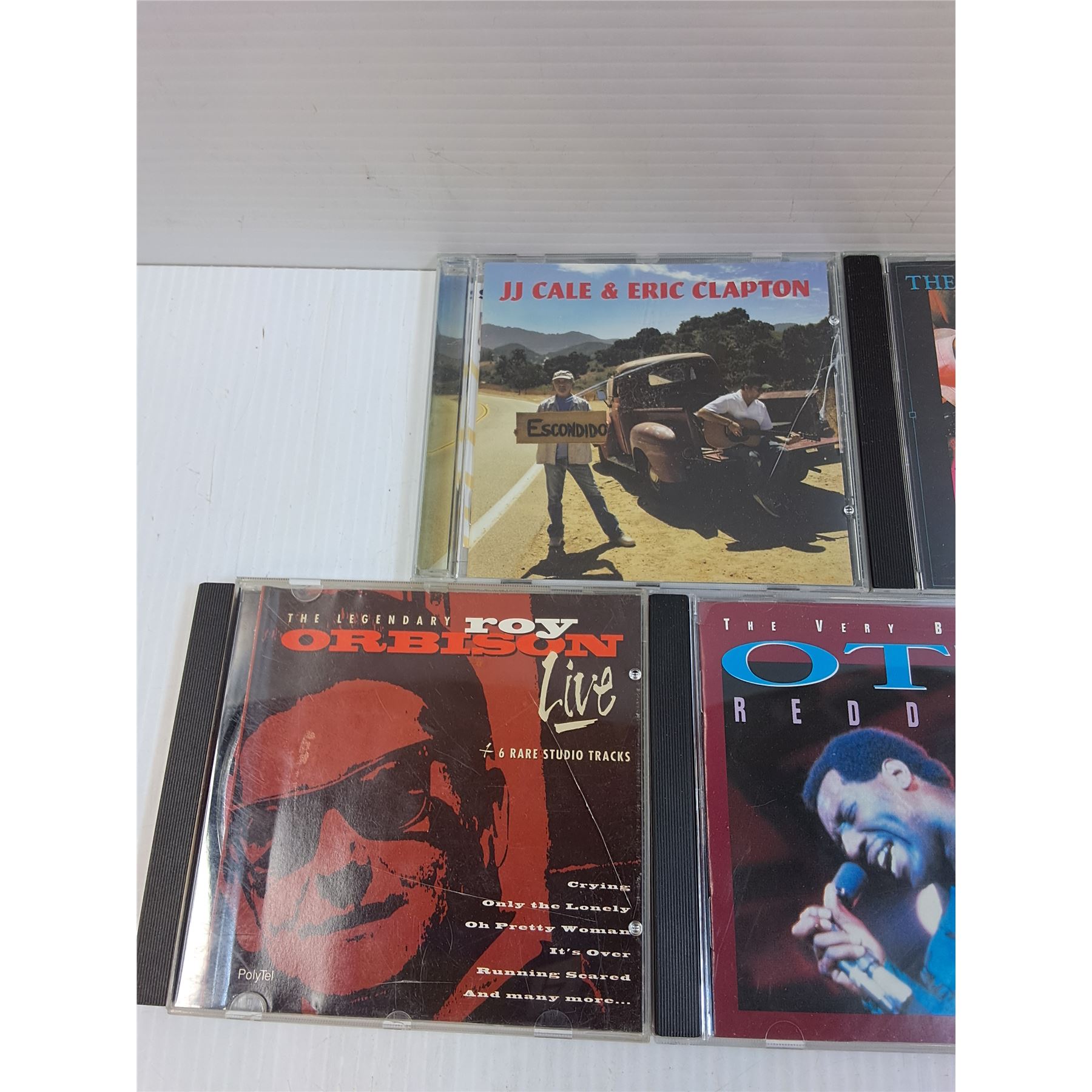 (5) CDs: Eric Clapton, Roy Orbison, Willie Nelson, Otis Redding ...