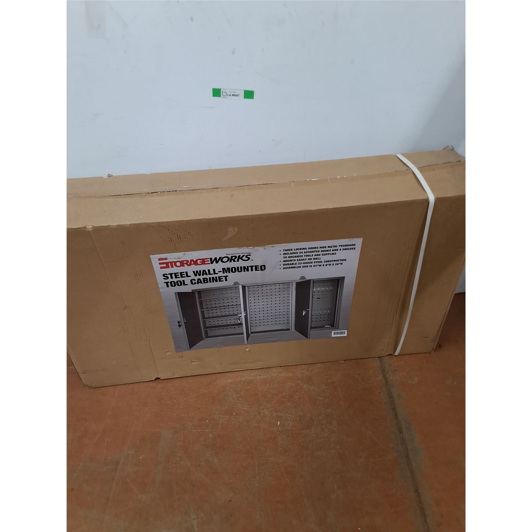 * Storage Works Steel Wall Mounted Tool Cabinet, Sealed, NIB ...