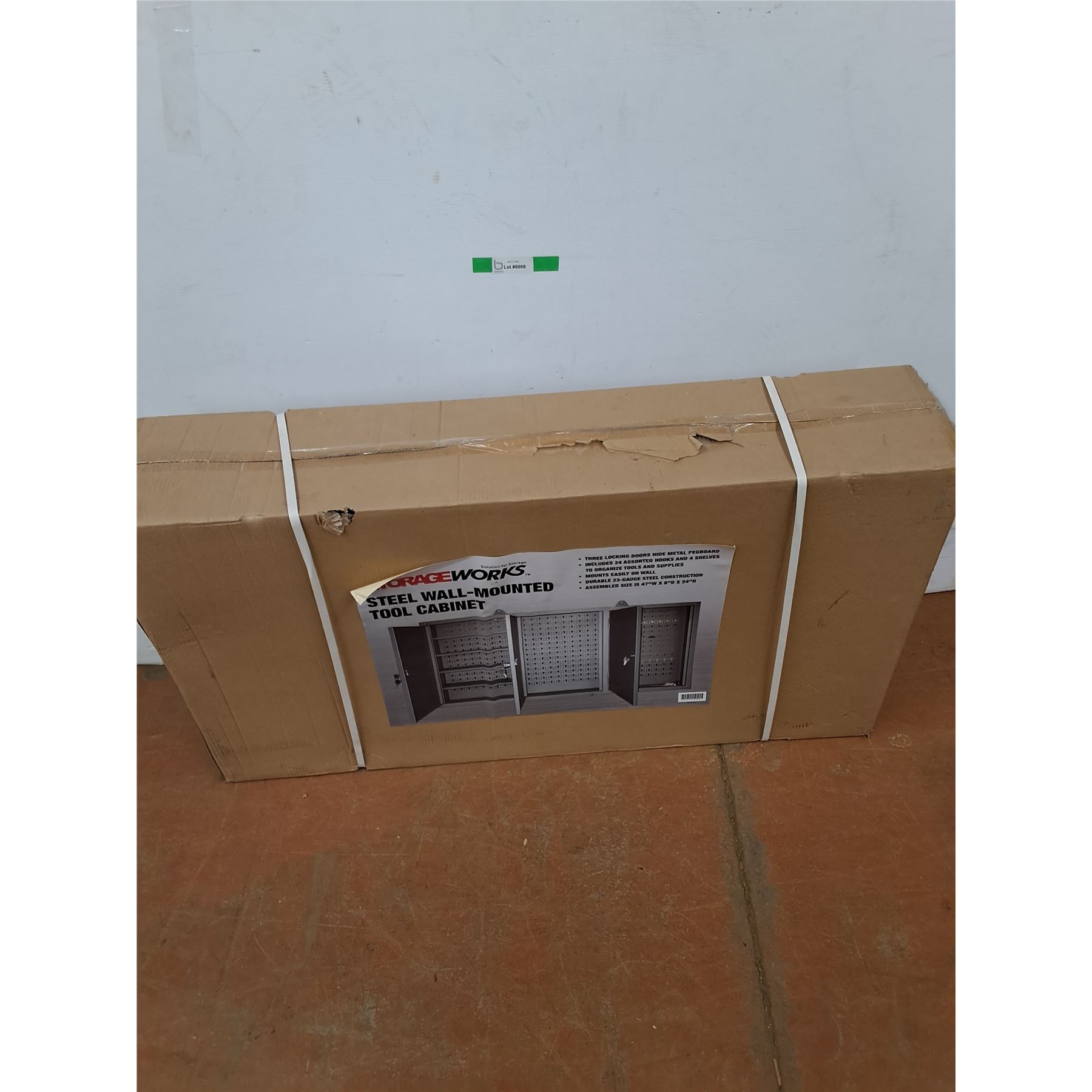 * Storage Works Steel Wall Mounted Tool Cabinet, Sealed, NIB ...