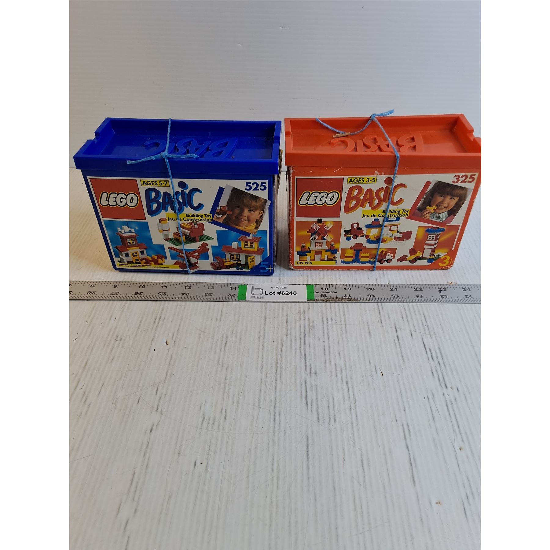(2) Vintage LEGO Basic Building Sets - Bodnarus Auctioneering