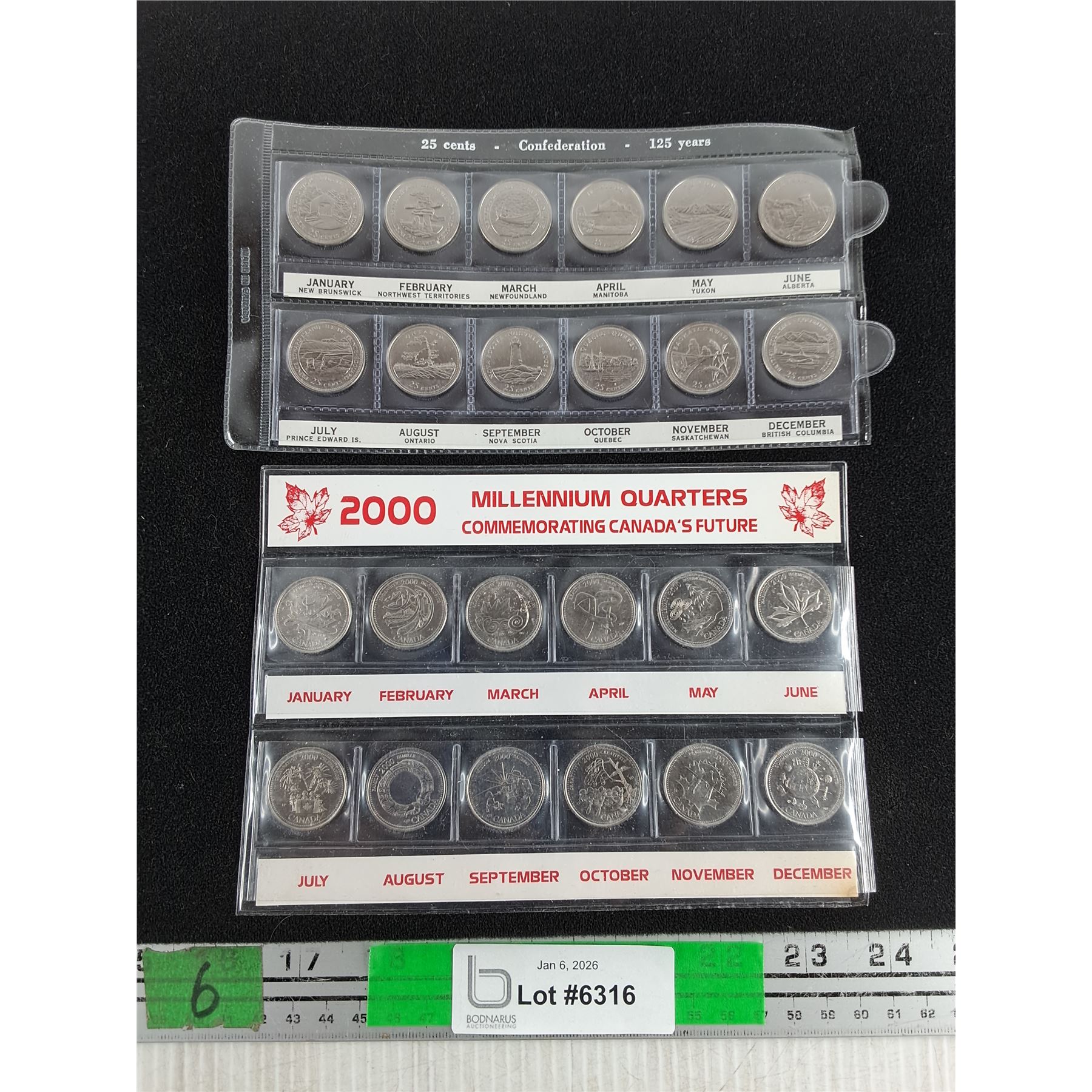 2000 Millennium Quarters - Commemorating Canada's Future & 125 Years ...