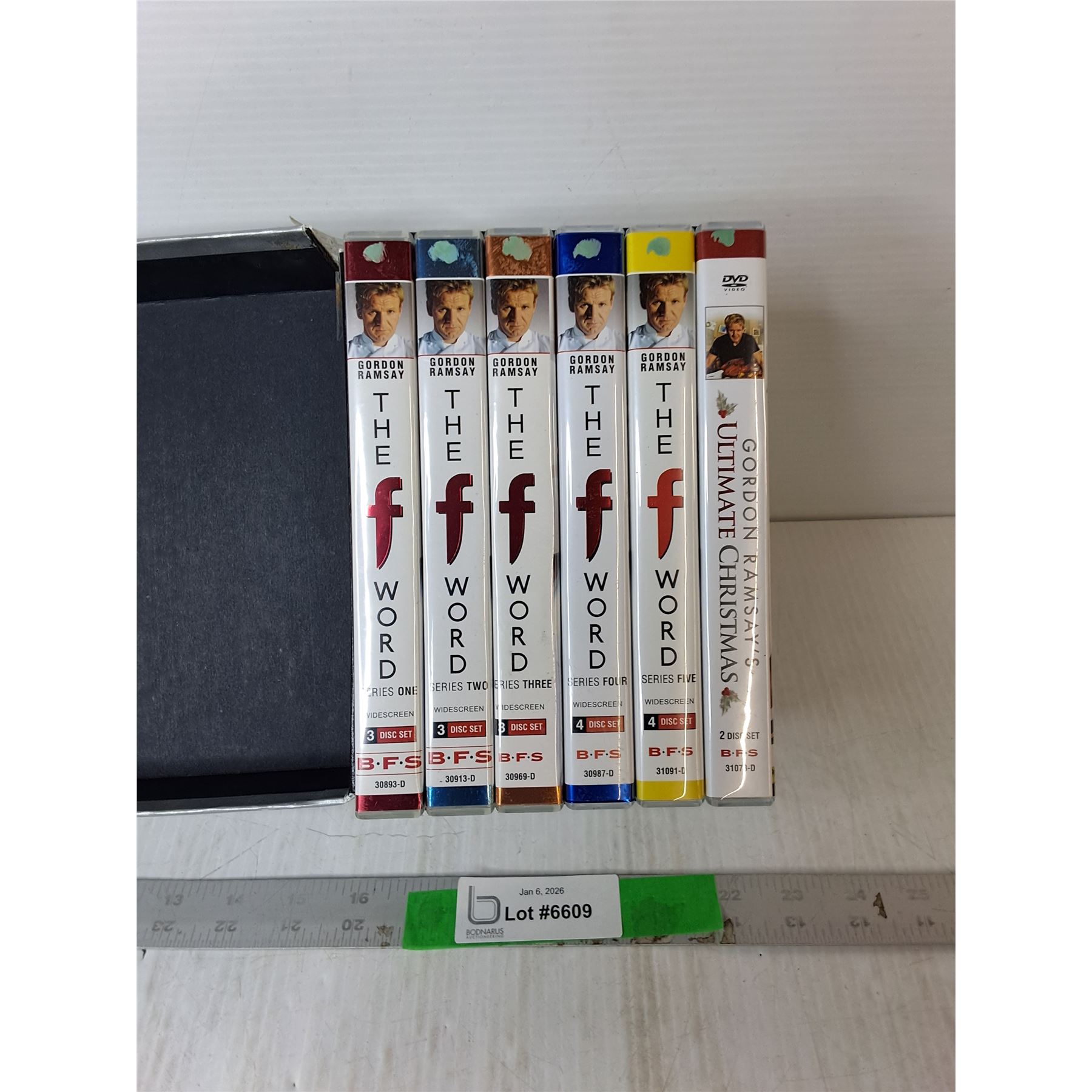 Gordon Ramsey DVDs- 'The F Word' Series 1-5 & Ultimate Christmas ...