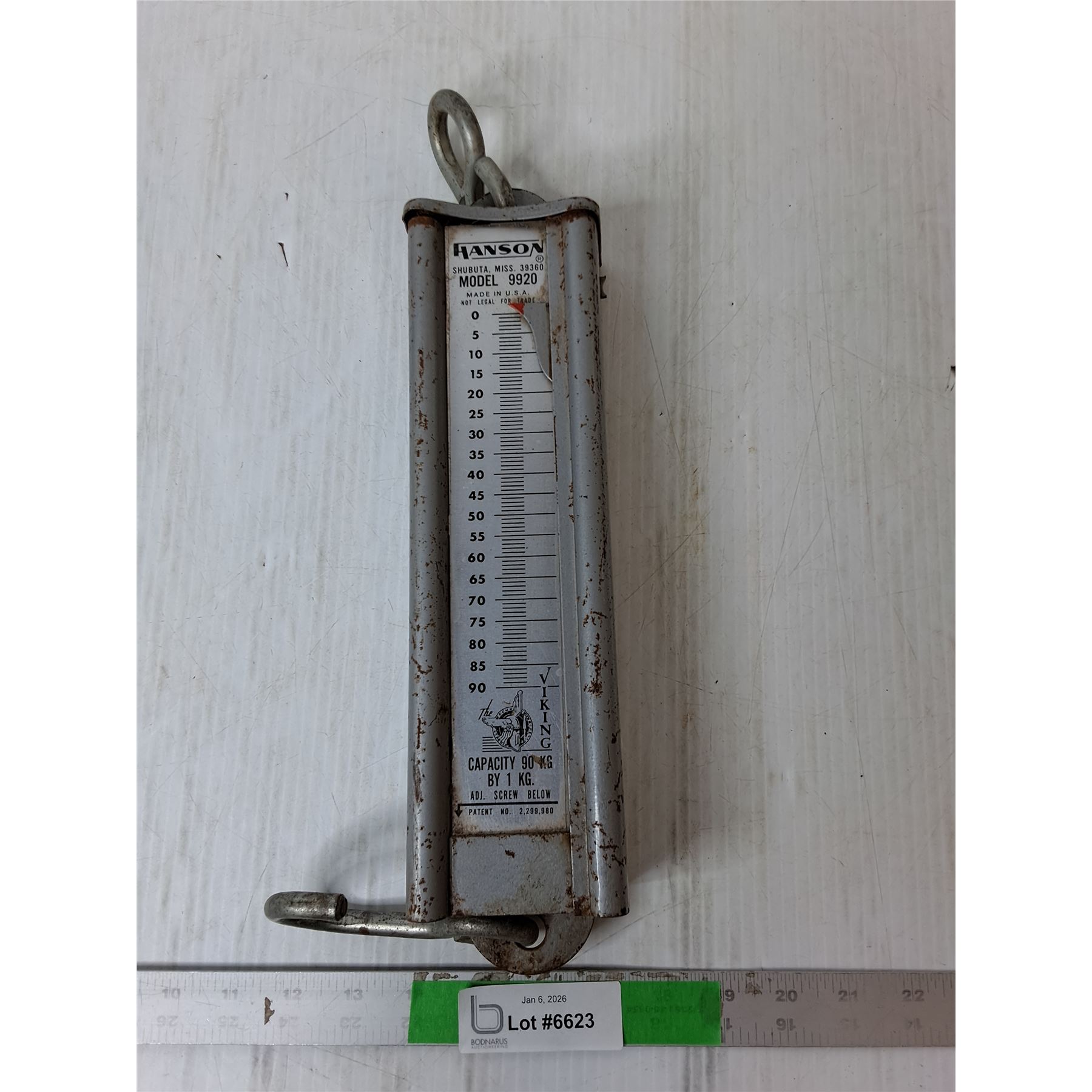 Vintage Hanson Hanging Scale