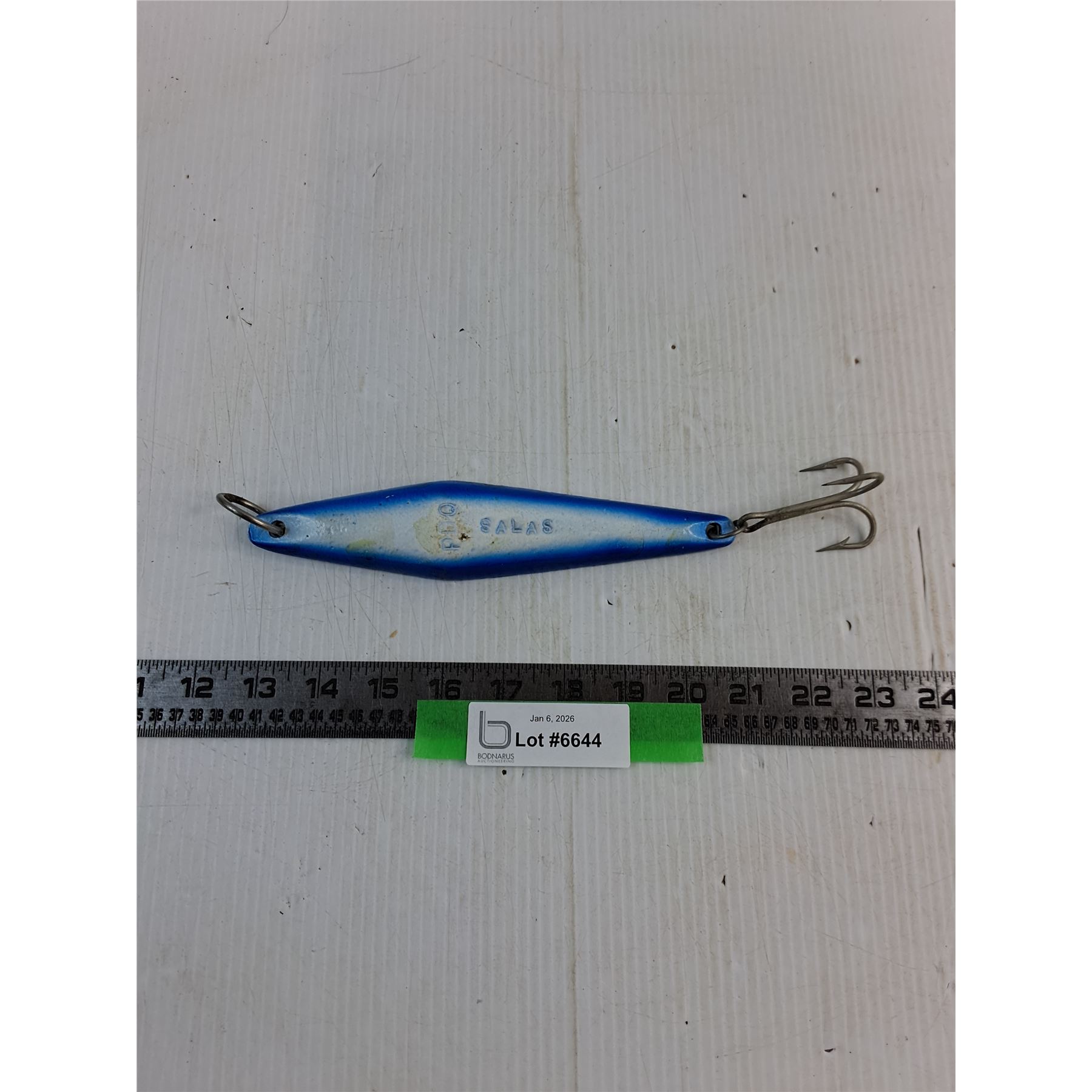 Vintage Salas PDQ 8" Deep Salt Water Fishing Lure - Bodnarus Auctioneering