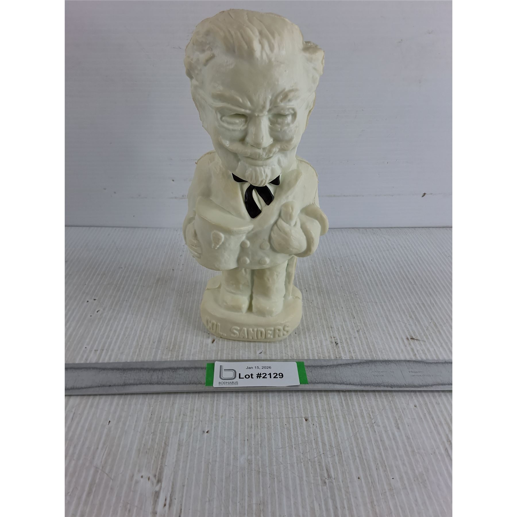 Vintage Colonel Sanders Plastic Coin Bank - Bodnarus Auctioneering